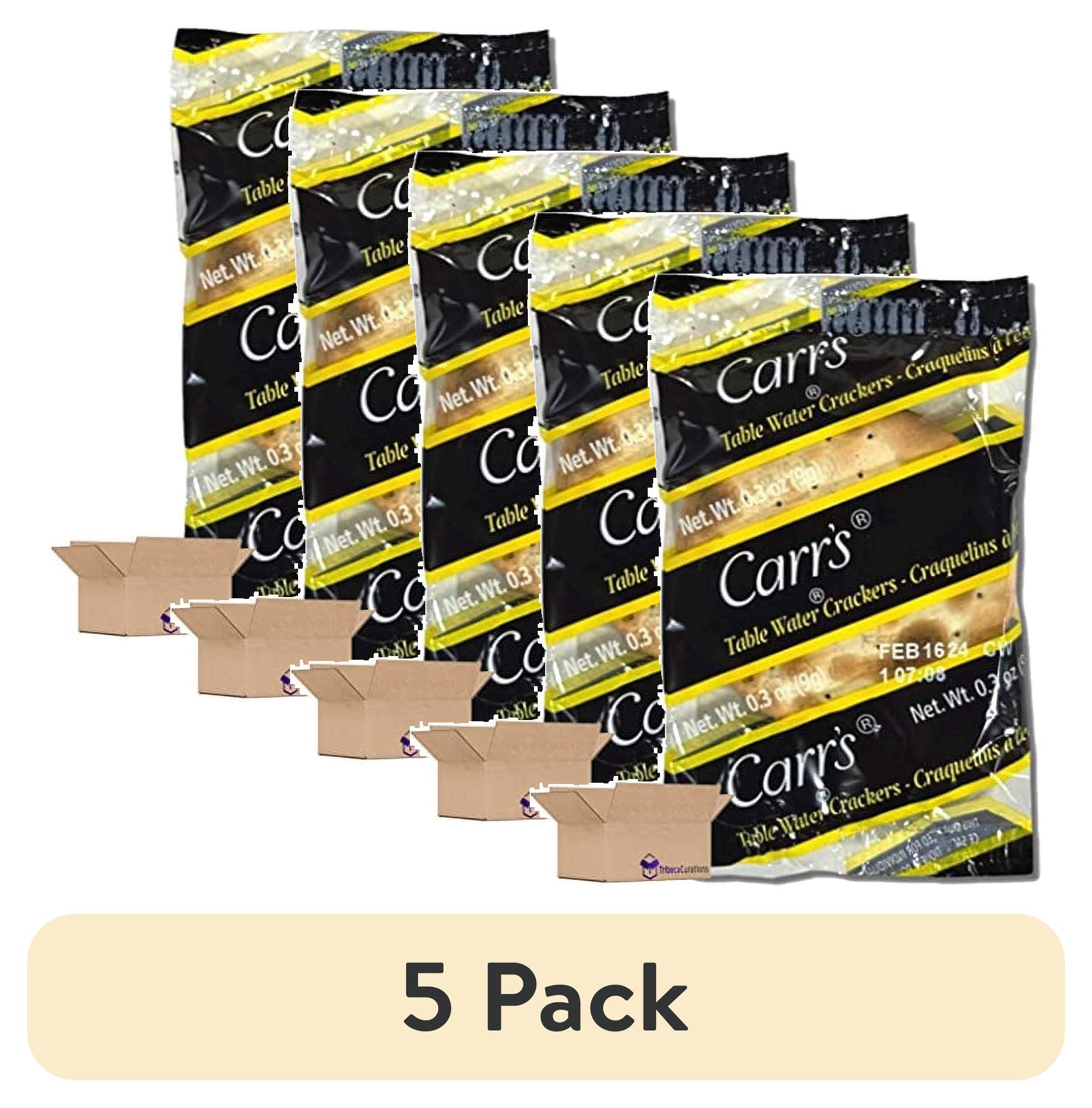 (5 pack) Table Water Crackers Individually Wrapped Value Pack | 3-Count ...