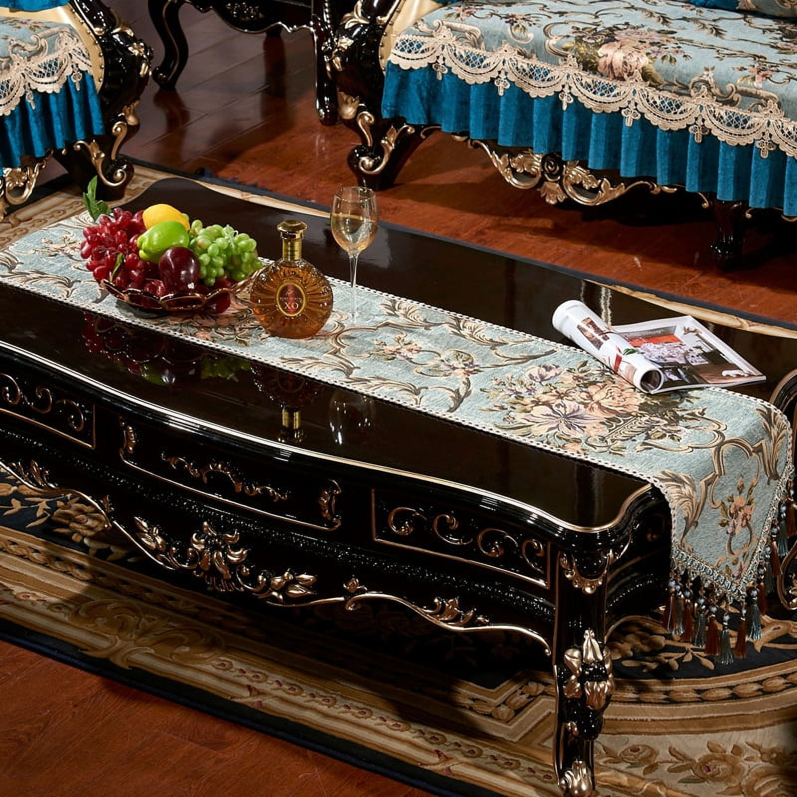 Table flags light luxury dining tablecloths artistic tea tables long ...