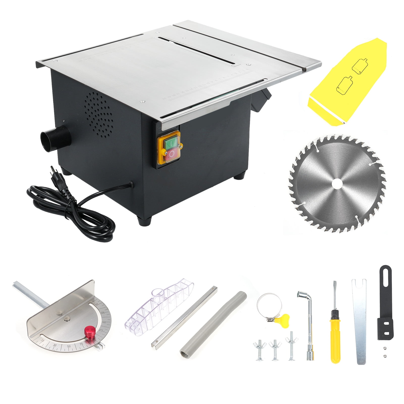 Table saw,Bench Saw Portable W/40t Tablesaw 5000rpm 1600w Tablesaw ...