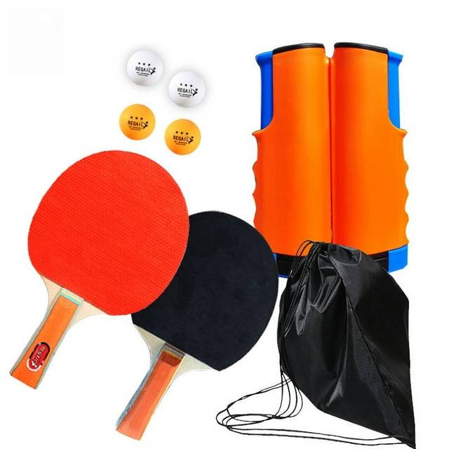 Table tennis racket set portable table tennis racket telescopic Net Set ...