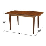 Table with Butterfly Extension - Walmart.com