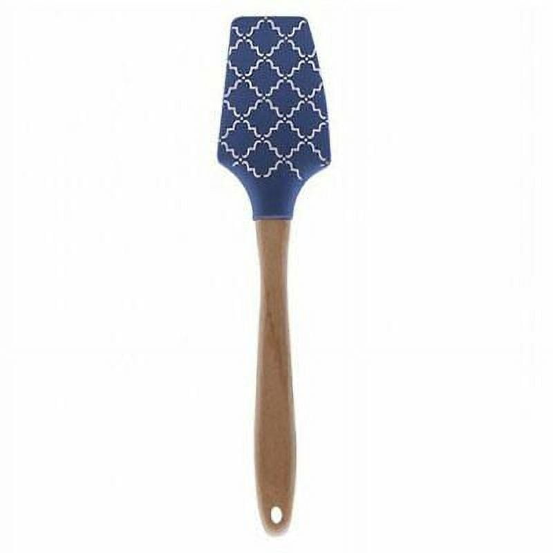 TableCraft 12" Farmhouse Collection Tapered Silicone Spatula with Wood ...