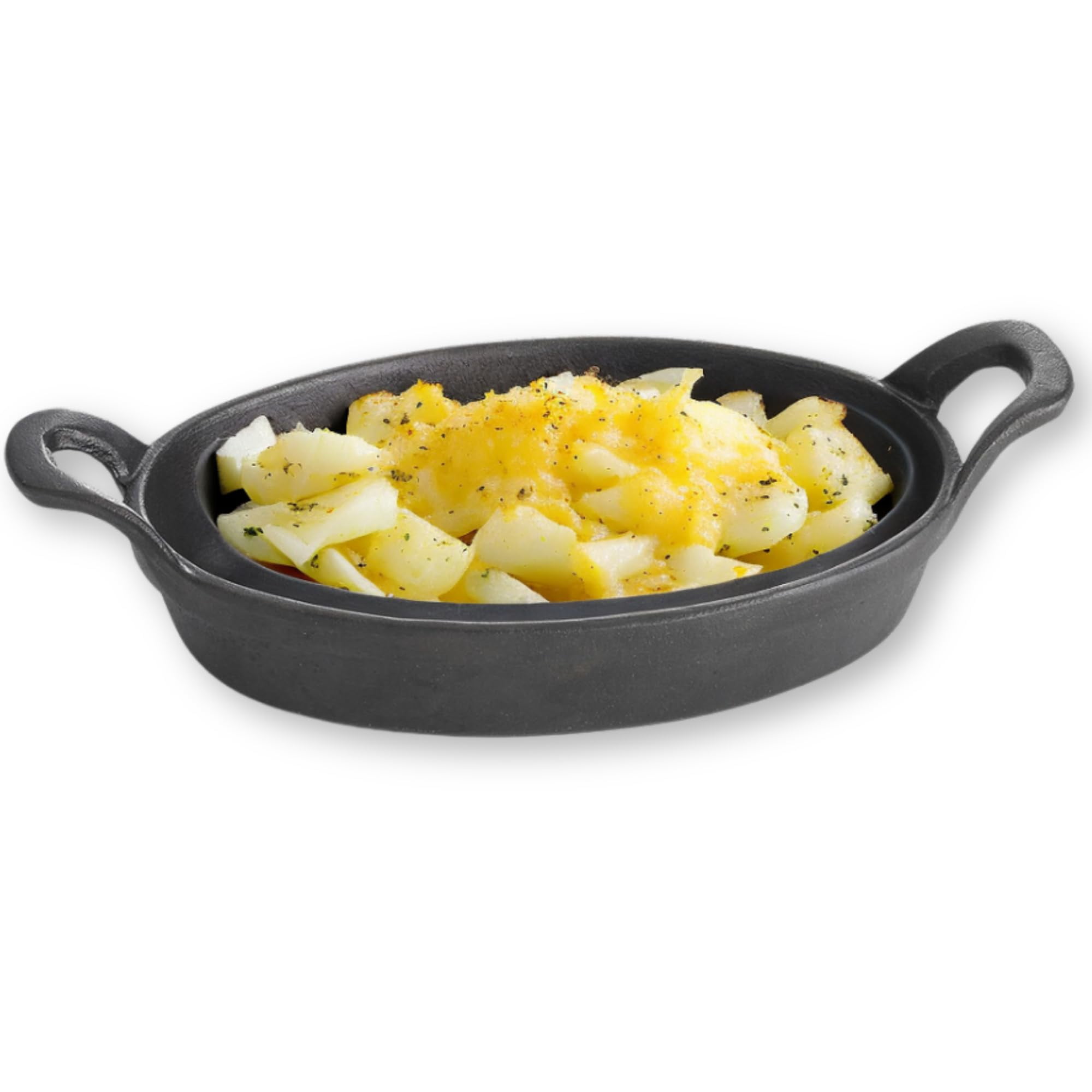 TableCraft CW30100 Mini Oval Au Gratin Cookware, 9 oz, Black - Walmart.com