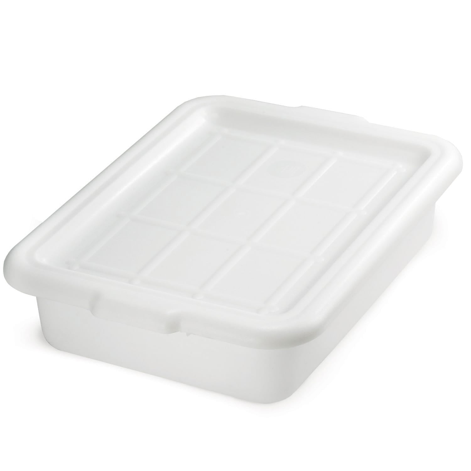TableCraft F1537 White 21-1/4 x 15-3/4 x 7 Freezer Storage Box ...