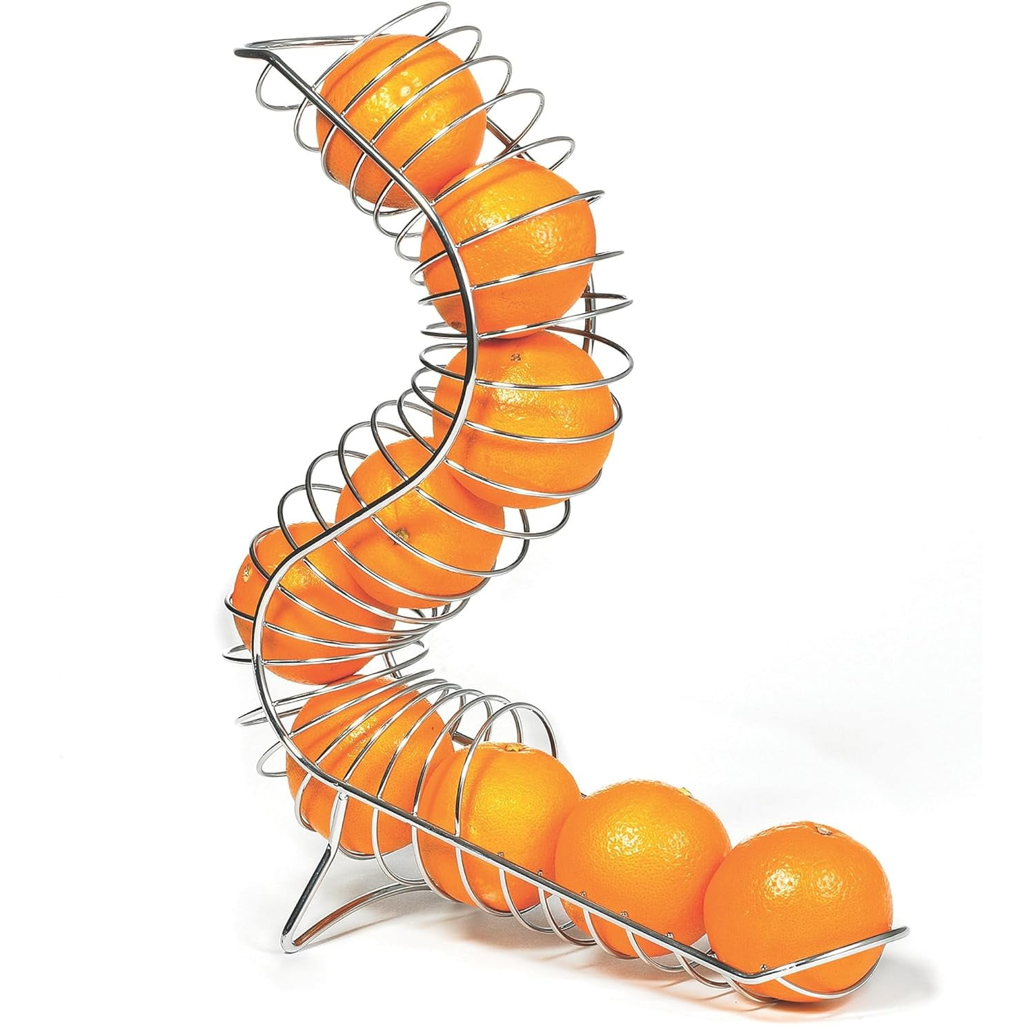 TableCraft FC1649 Curved Fruit Basket, 18" Height, 4.25" Diameter ...