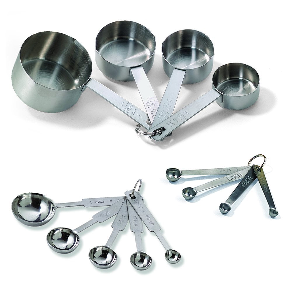 TableCraft H726 Bakers Dozen Measuring Set Includes Measuring Spoons ...