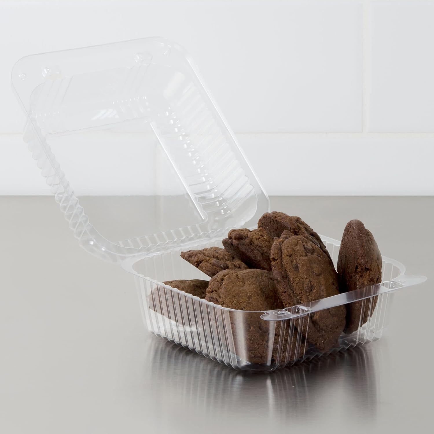 TableTop King C25UT1 StayLock 6 1 8 X 6 1 2 X 3 1 4 Clear Hinged
