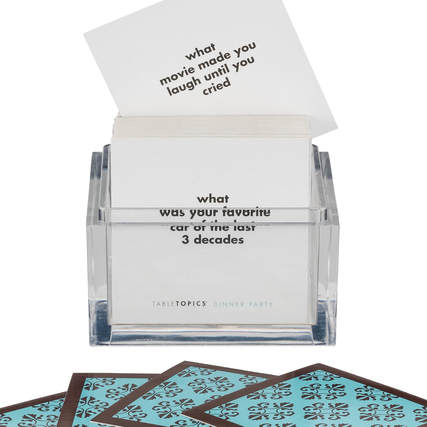 TableTopics Dinner Party - STF9 135 Fun Question Cards - Perfect for ...