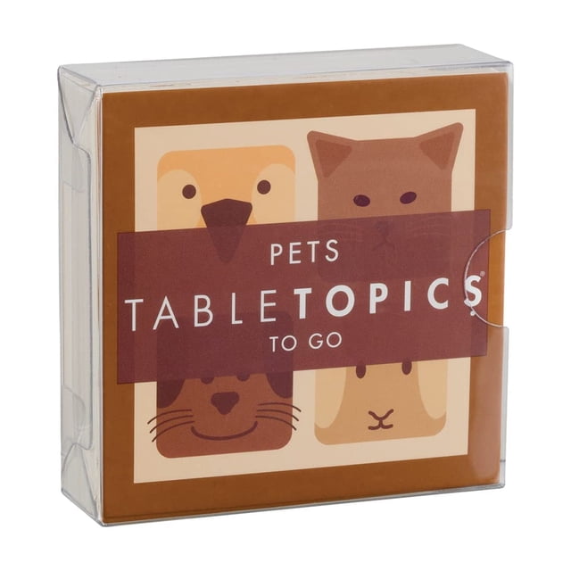 TableTopics to GO Pets YPF5 - 40 Fun Question Card Game to Talk About ...