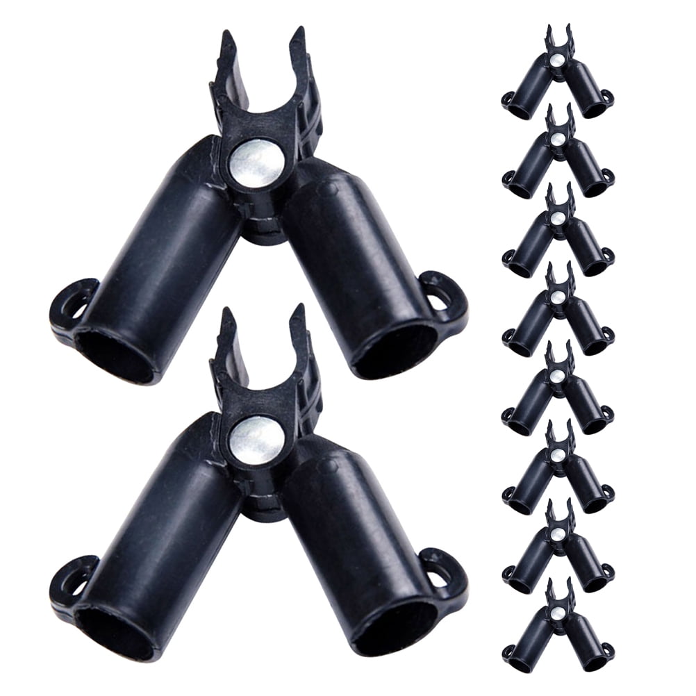 TEHAUX Garden Stake Joint Plant Support Stake Connectors Black 10pcs ...
