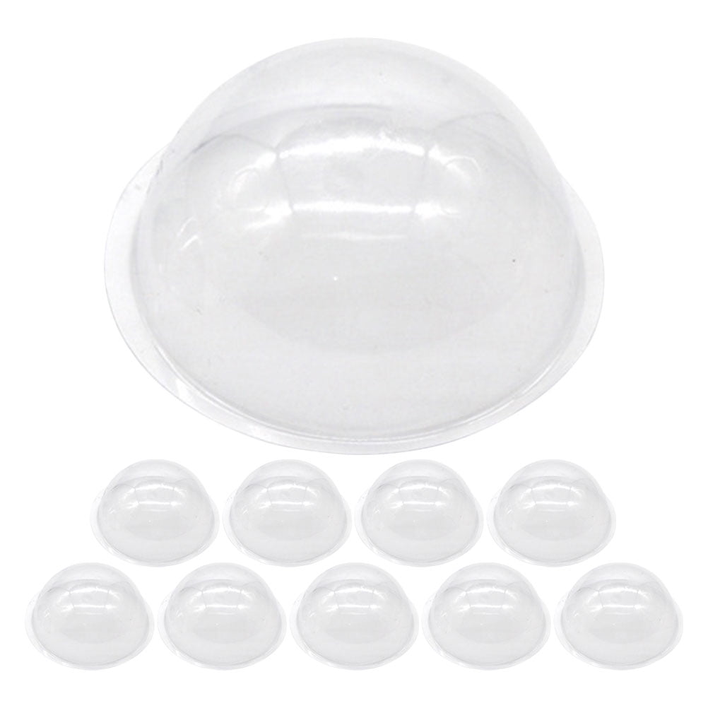 TEHAUX 20Pcs Clear Half Sphere Plastic Domes for DIY Decorative Bowls ...