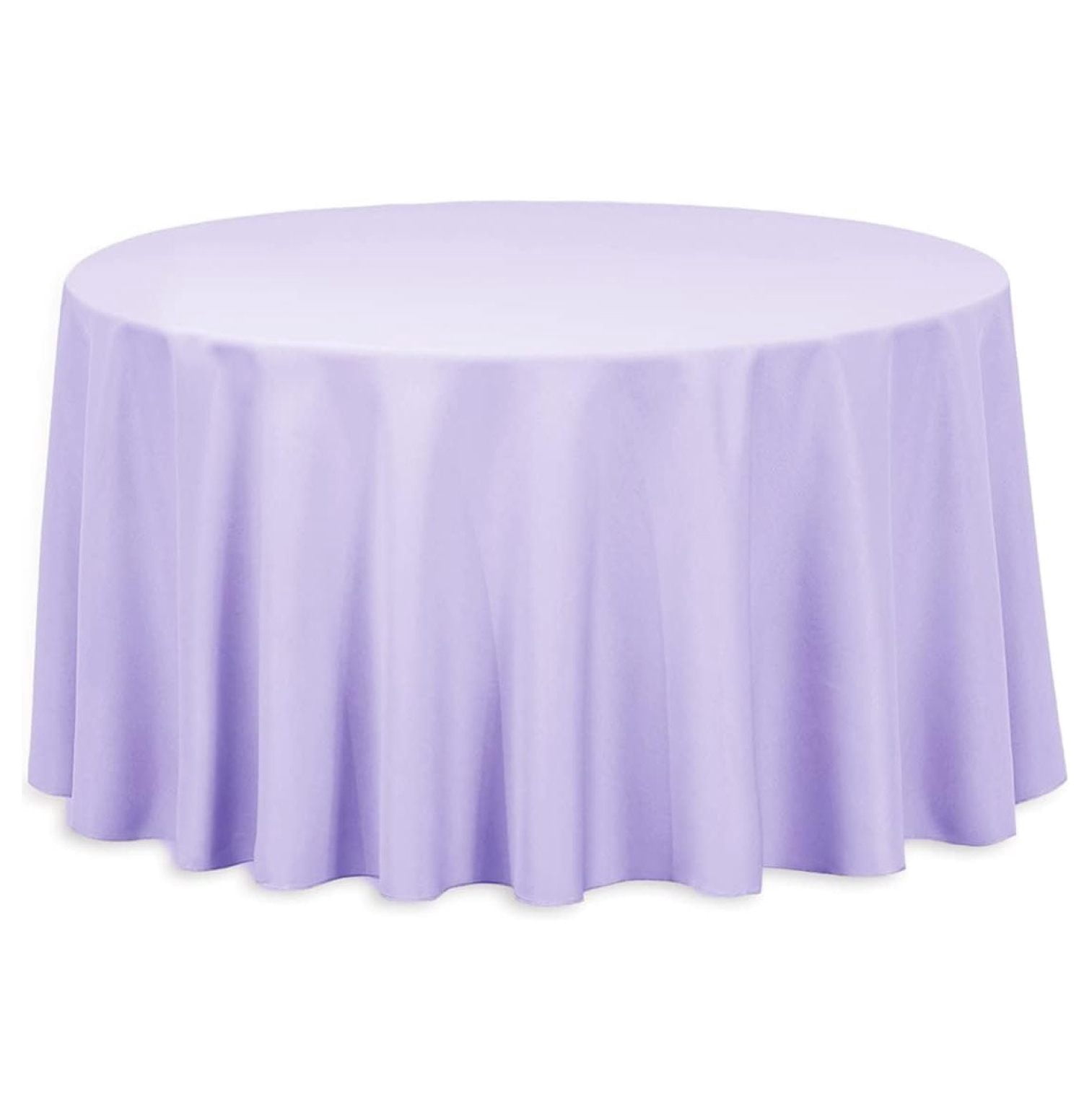 Tablecloth 120 in Round - Lavender Table Cover for Circle Table Floor ...