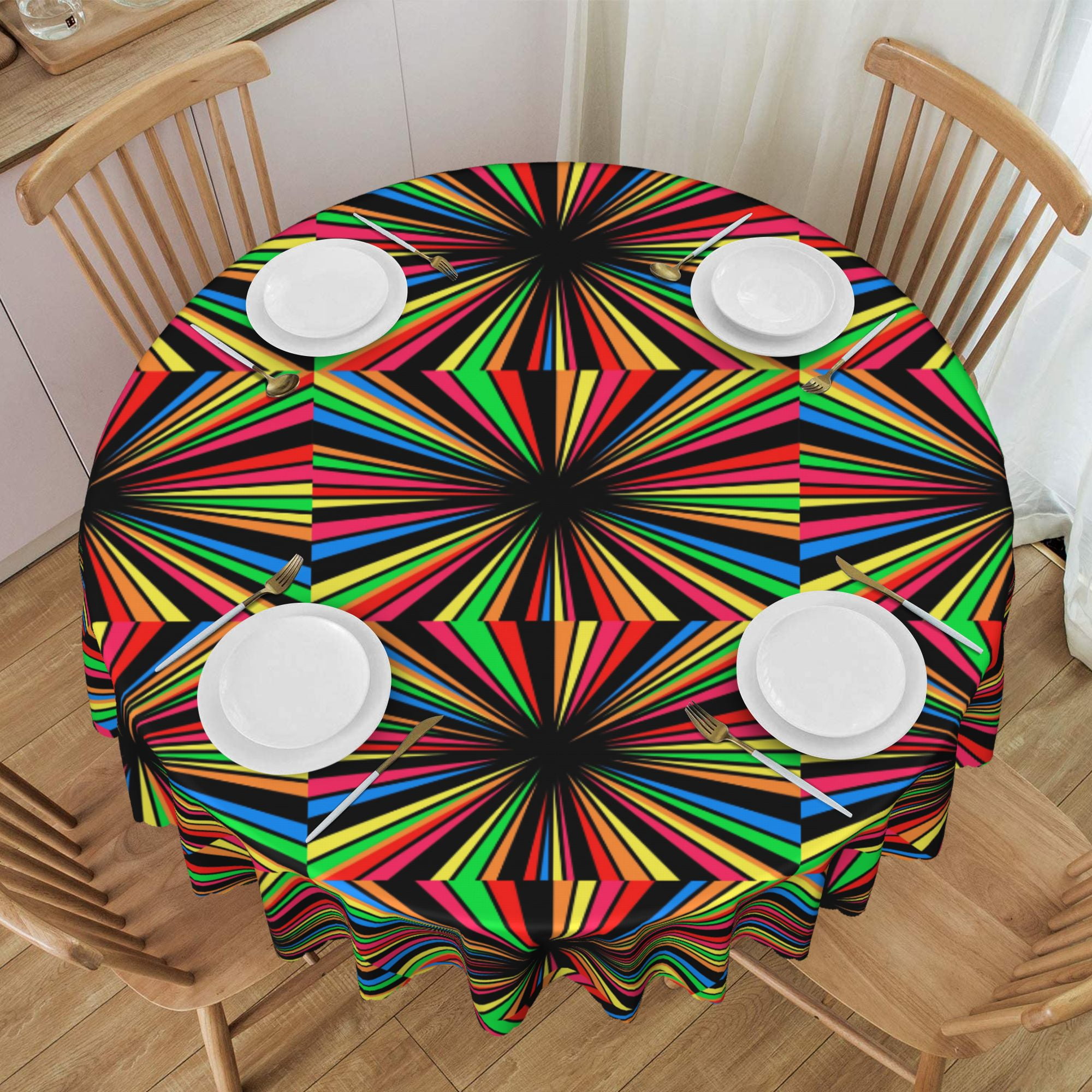 Tablecloth Abstract-Rainbows-Vortex-Colorful-Wallpaper-Hd Table Cloth ...