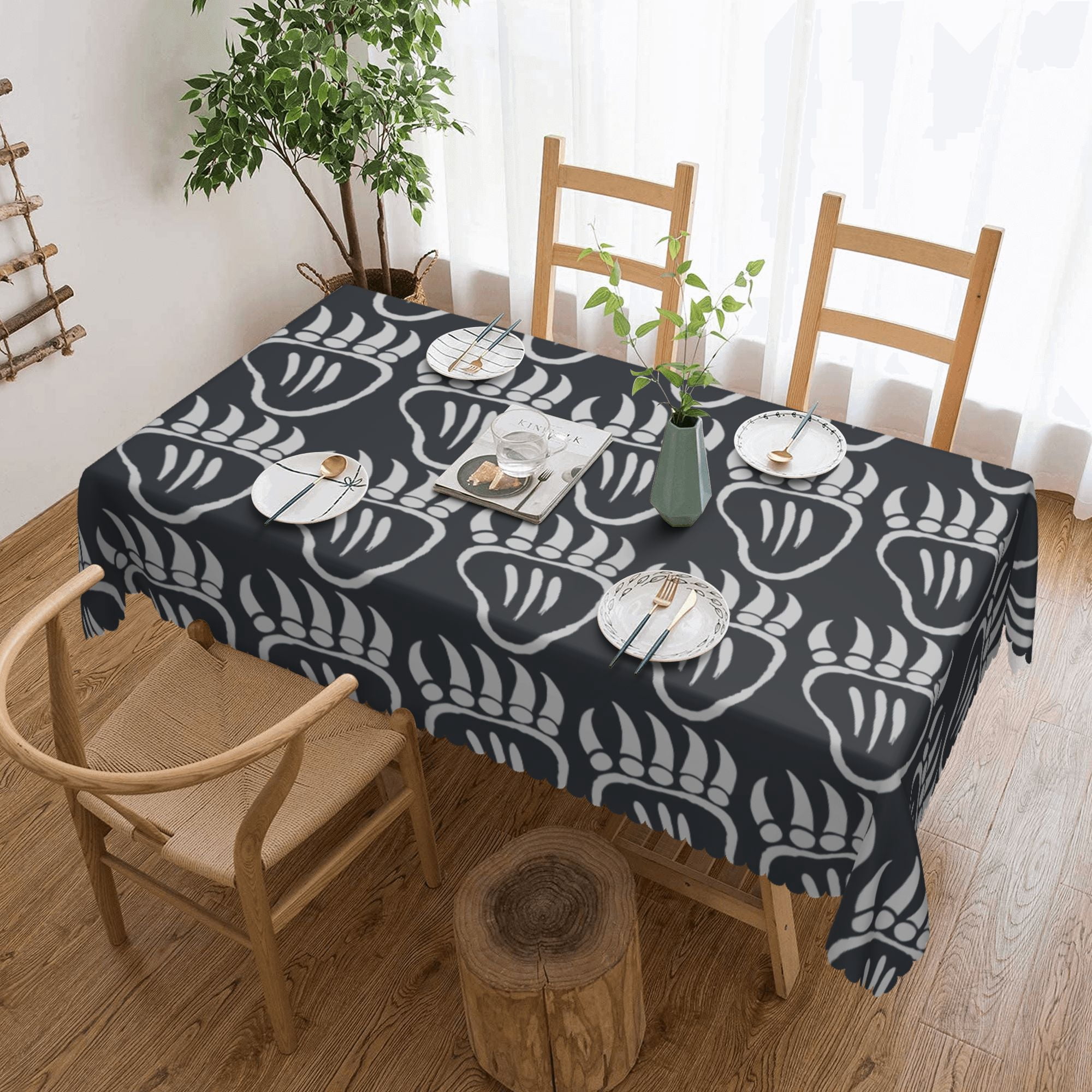 Tablecloth American_Bear_Paw Table Cloth For Rectangle Tables ...