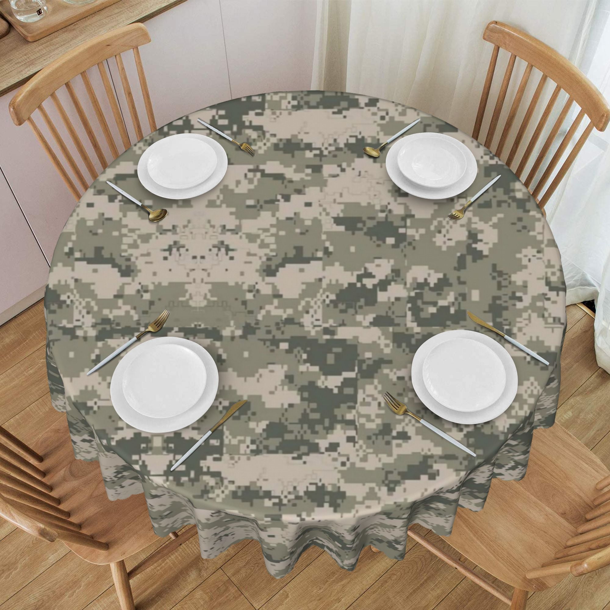 Tablecloth Army Digital Camouflage Table Cloth For Circular Tables ...