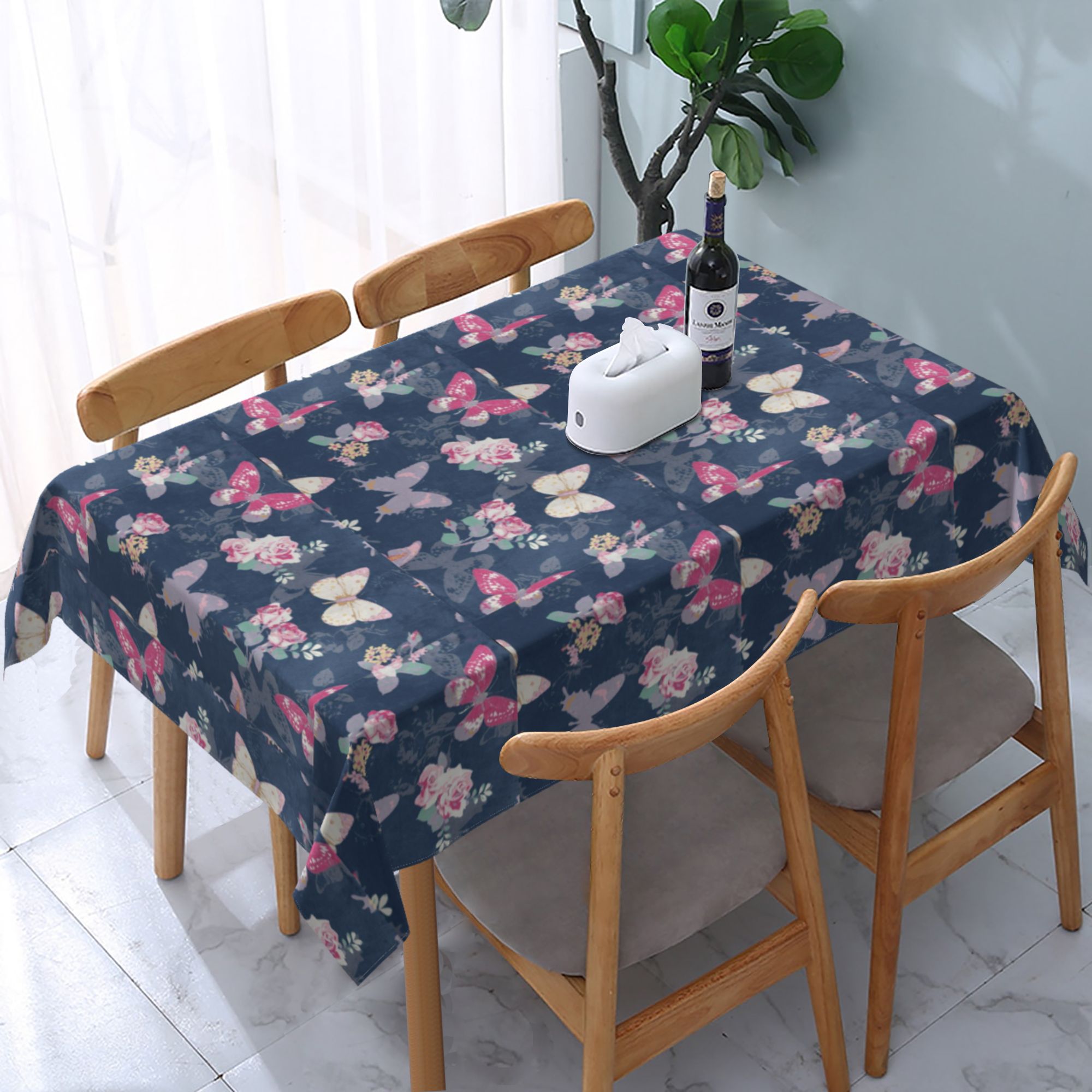 Tablecloth Butterfly Table Cloth For Rectangle Tables Waterproof ...