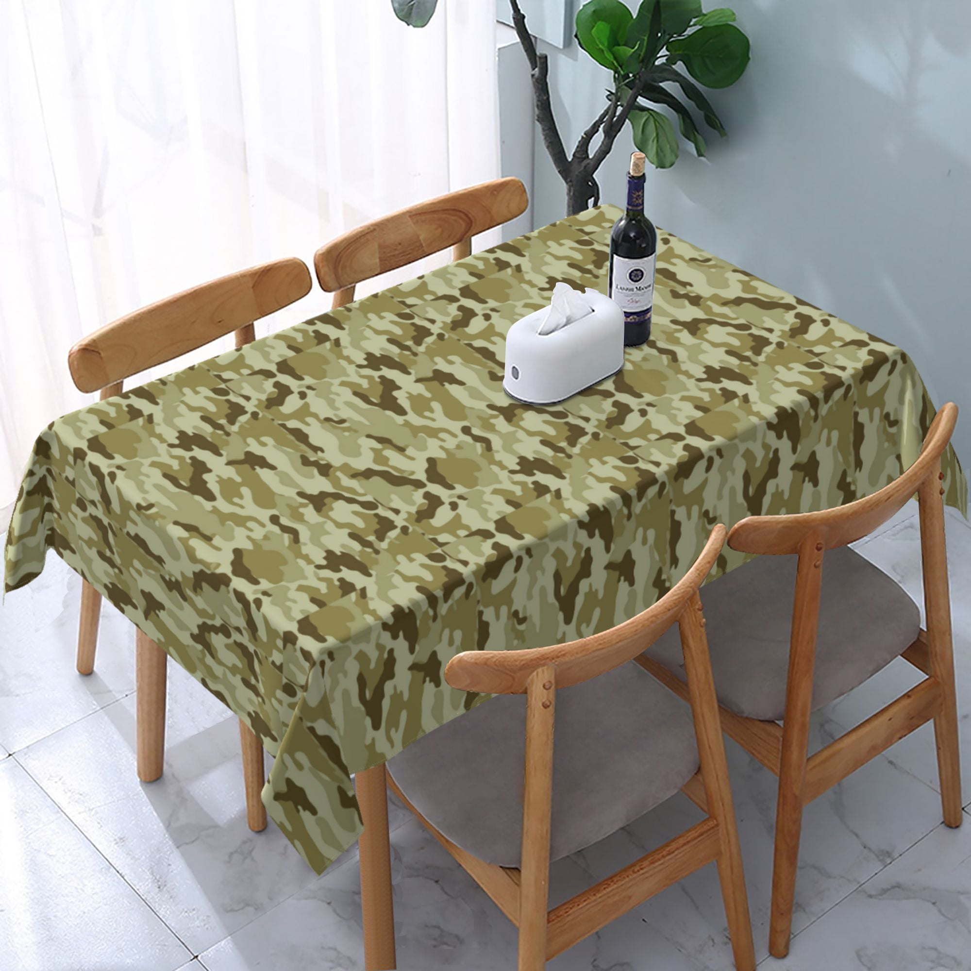 Tablecloth Camouflage Army Table Cloth For Rectangle Tables Waterproof ...