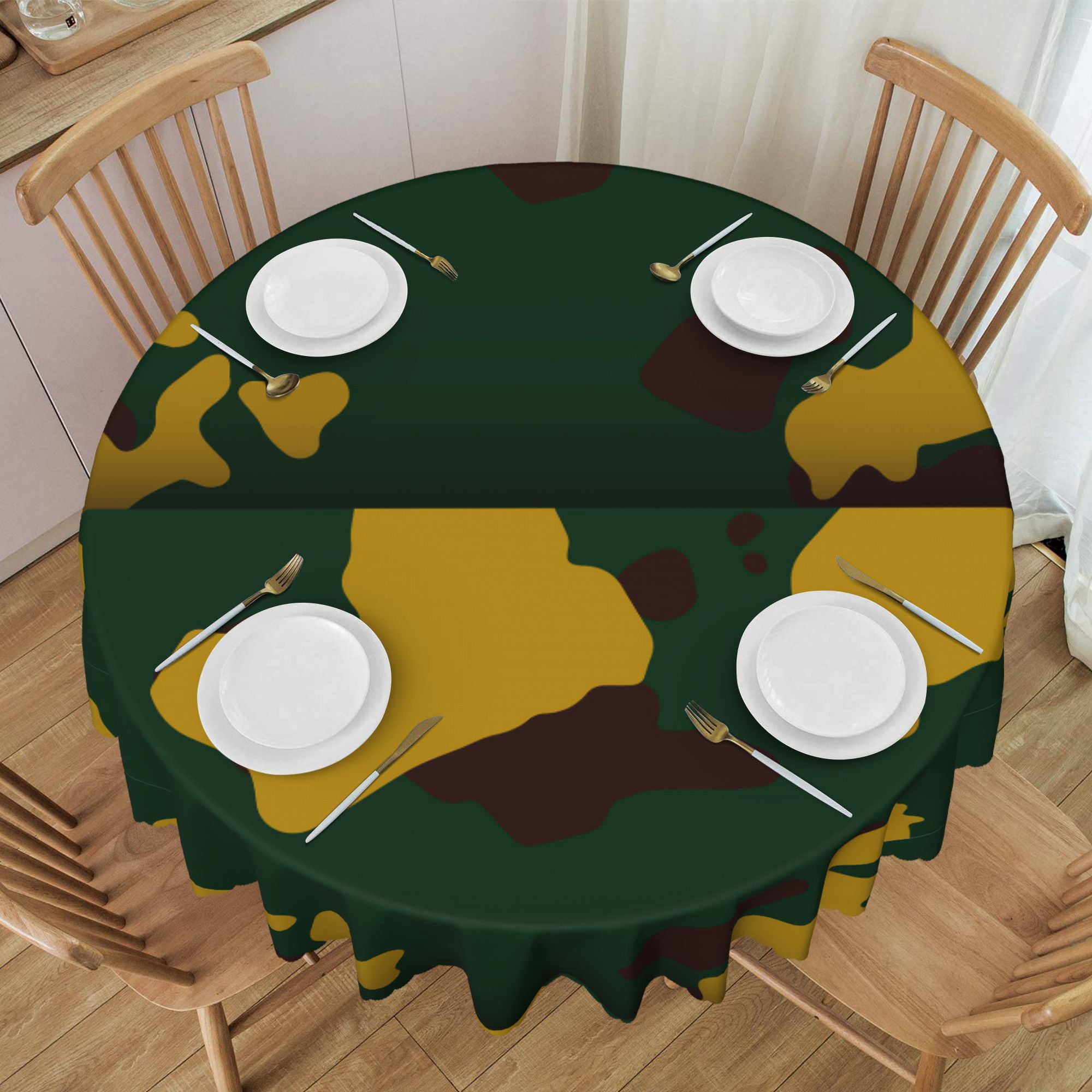 Tablecloth Camouflage Background Table Cloth For Circular Tables ...