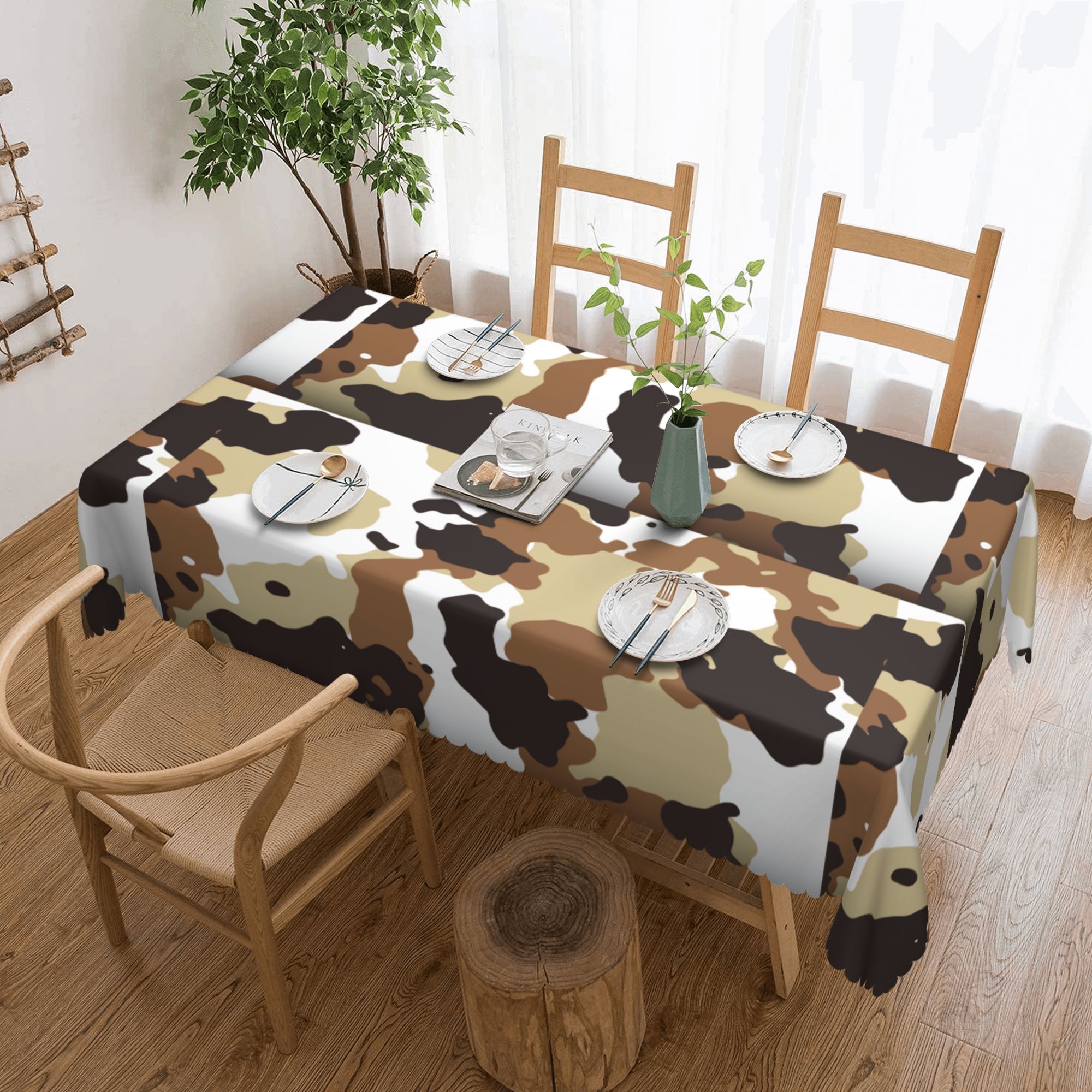 Tablecloth Camouflage Background Table Cloth For Rectangle Tables ...