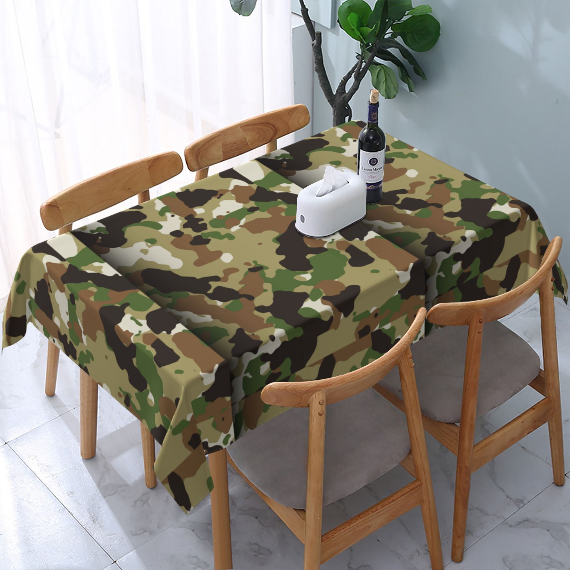 Tablecloth Camouflage Background Table Cloth For Rectangle Tables ...