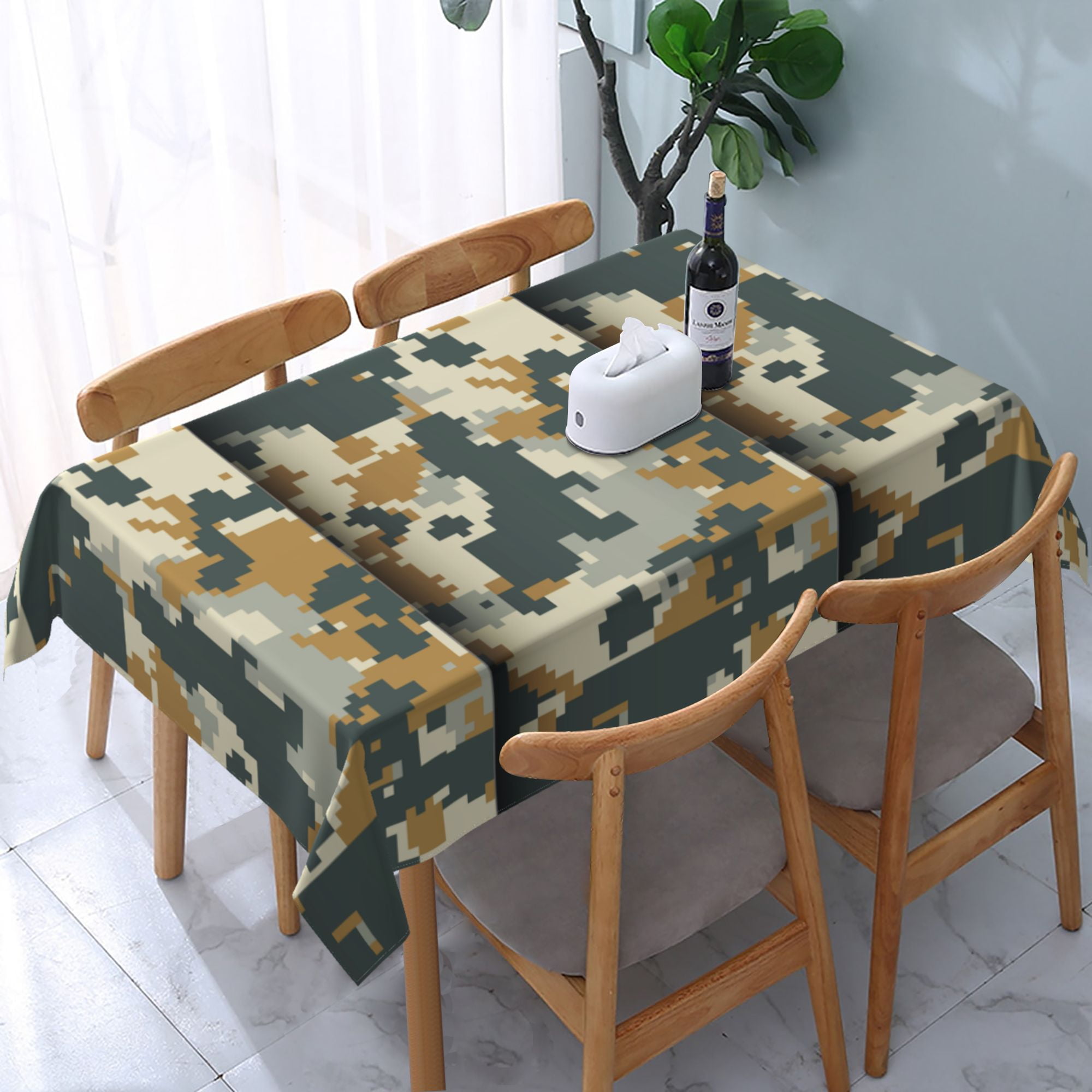 Tablecloth Camouflage Background Table Cloth For Rectangle Tables ...