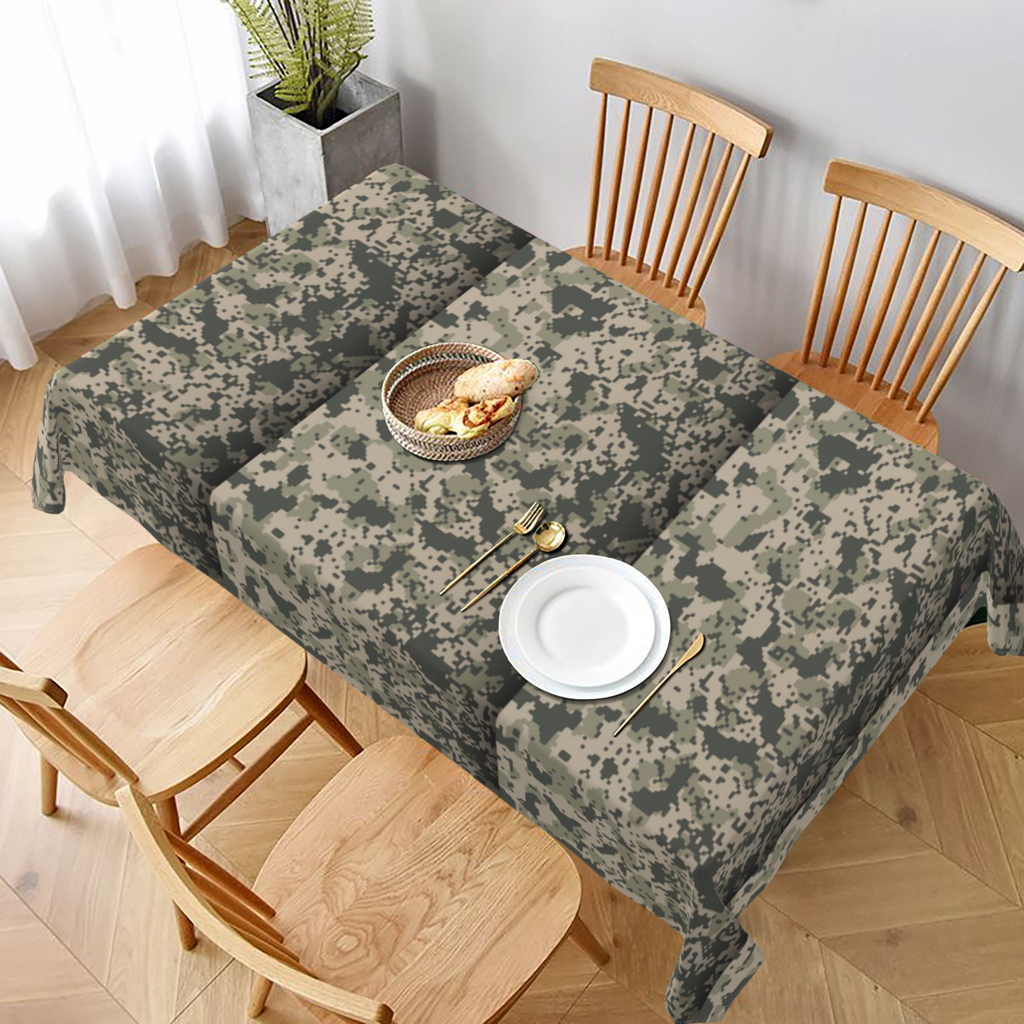 Tablecloth Camouflage Background Table Cloth For Rectangle Tables ...