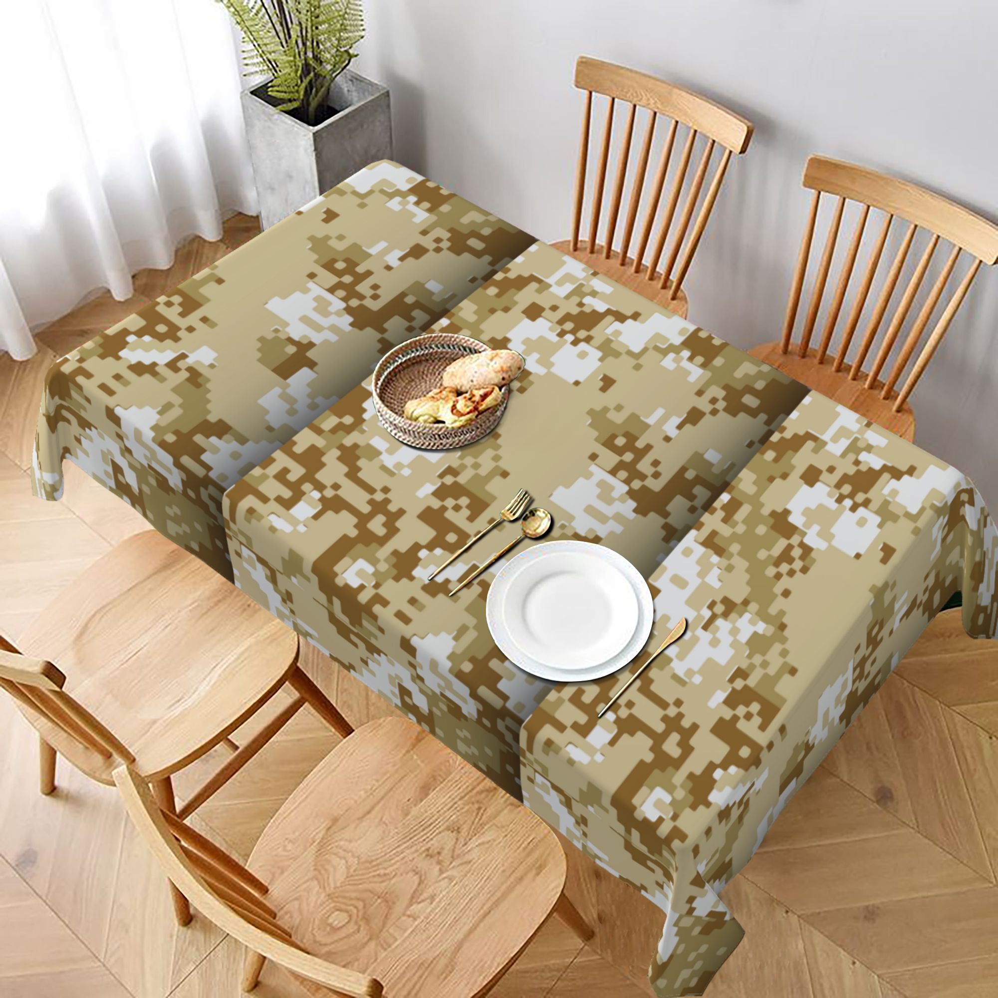Tablecloth Camouflage Background Table Cloth For Rectangle Tables ...
