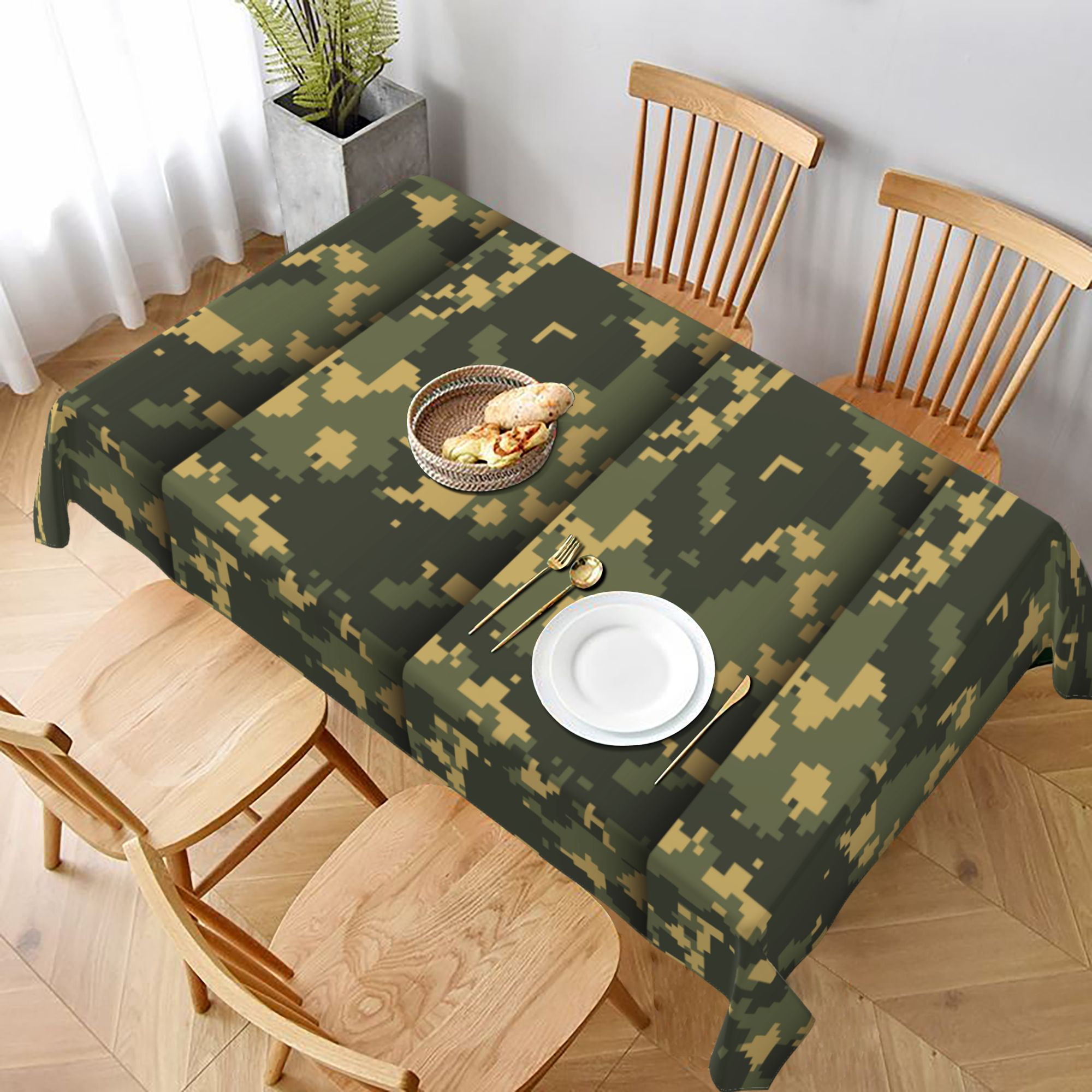 Tablecloth Camouflage Background Table Cloth For Rectangle Tables ...