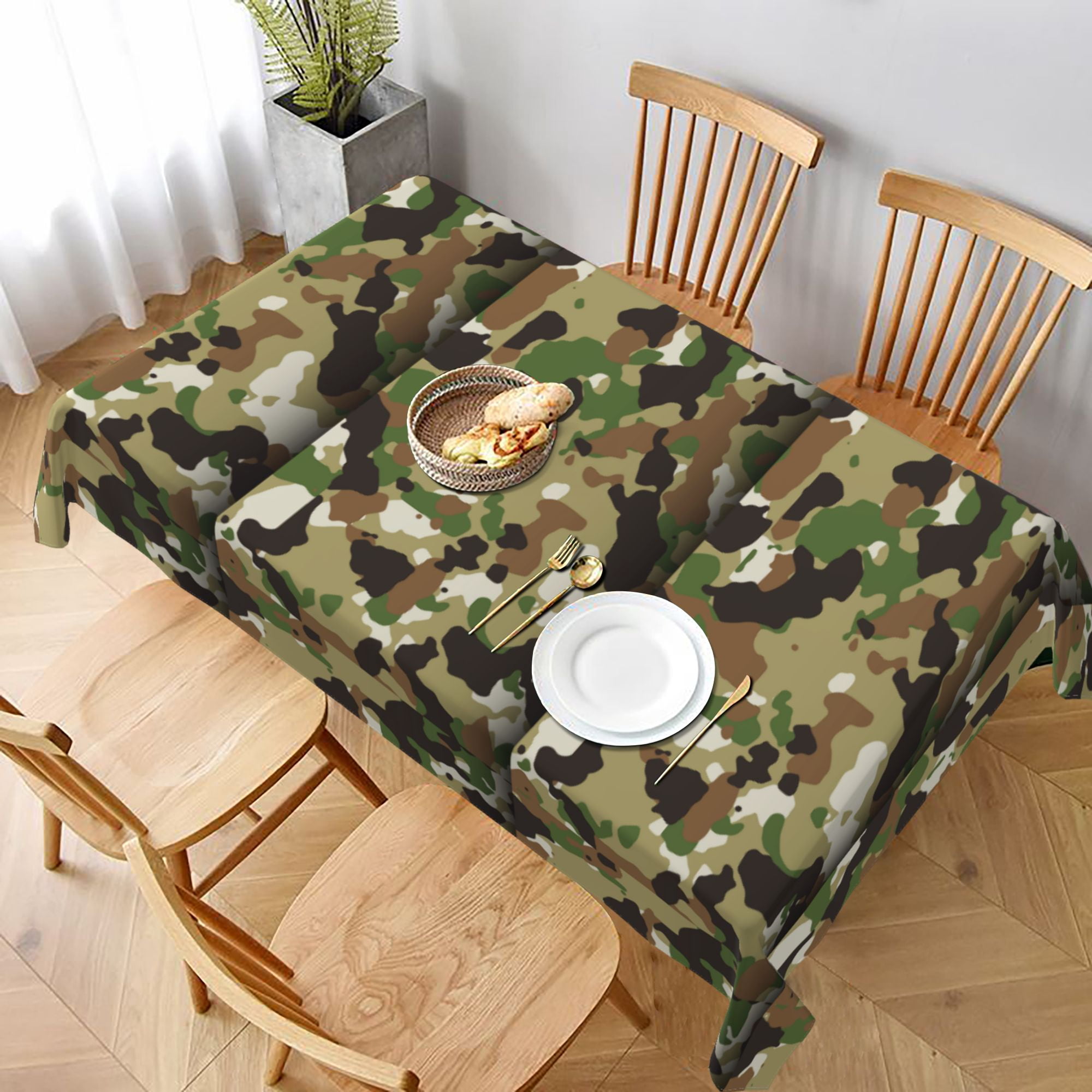 Tablecloth Camouflage Background Table Cloth For Rectangle Tables ...