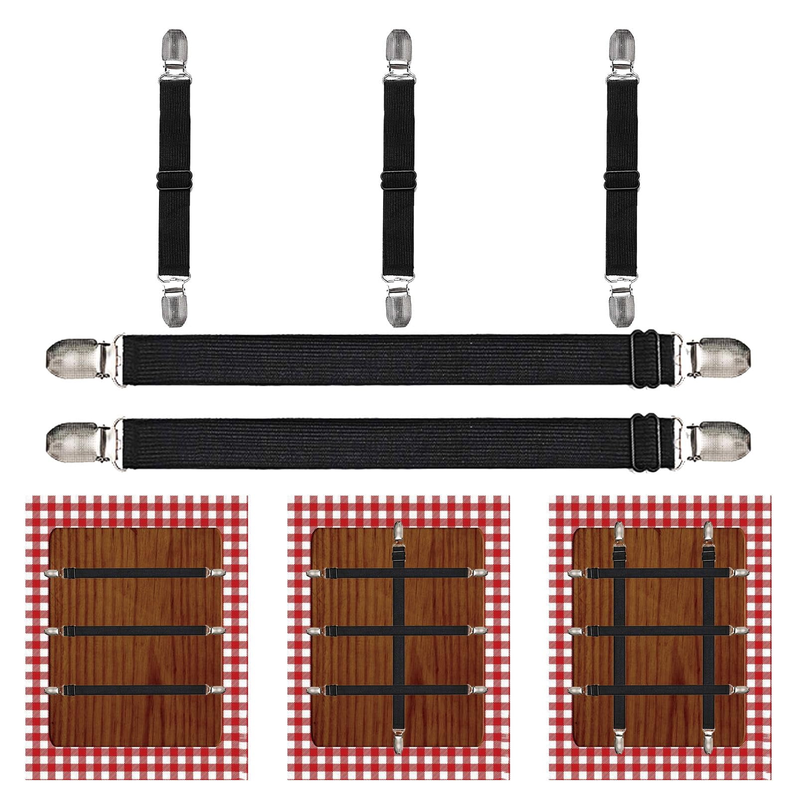 Customer reviews for THICVEN Tablecloth Straps 5Pcs ,Tablecloth Clips ...