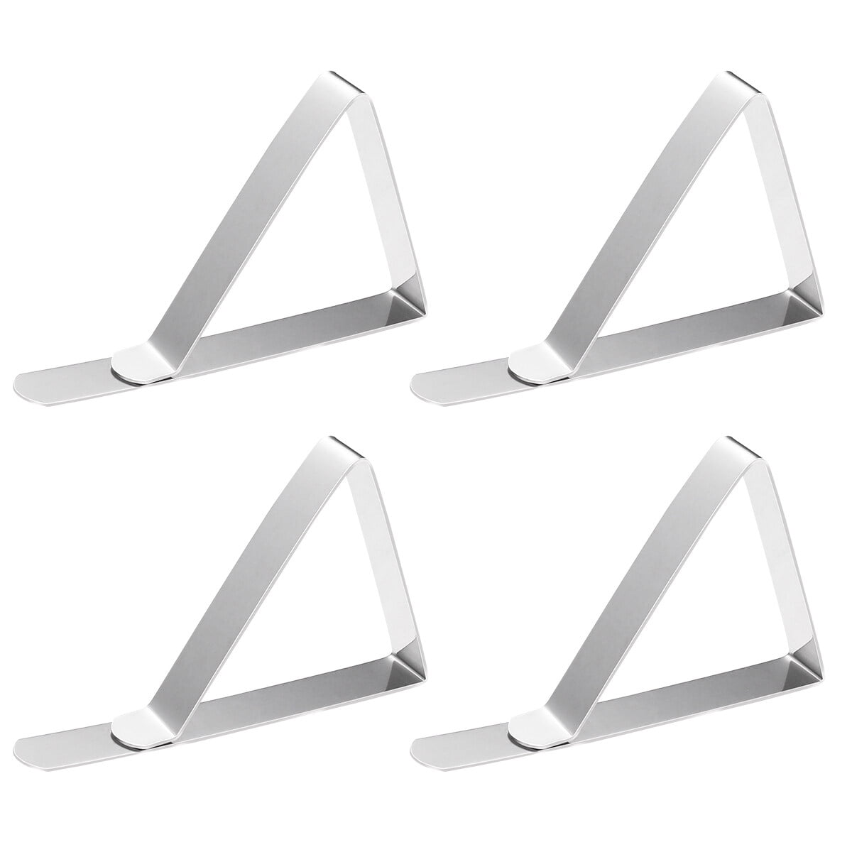 STRANDCHIC Table Skirt Clip Triangle Tablecloth Clips Silver Stainless ...