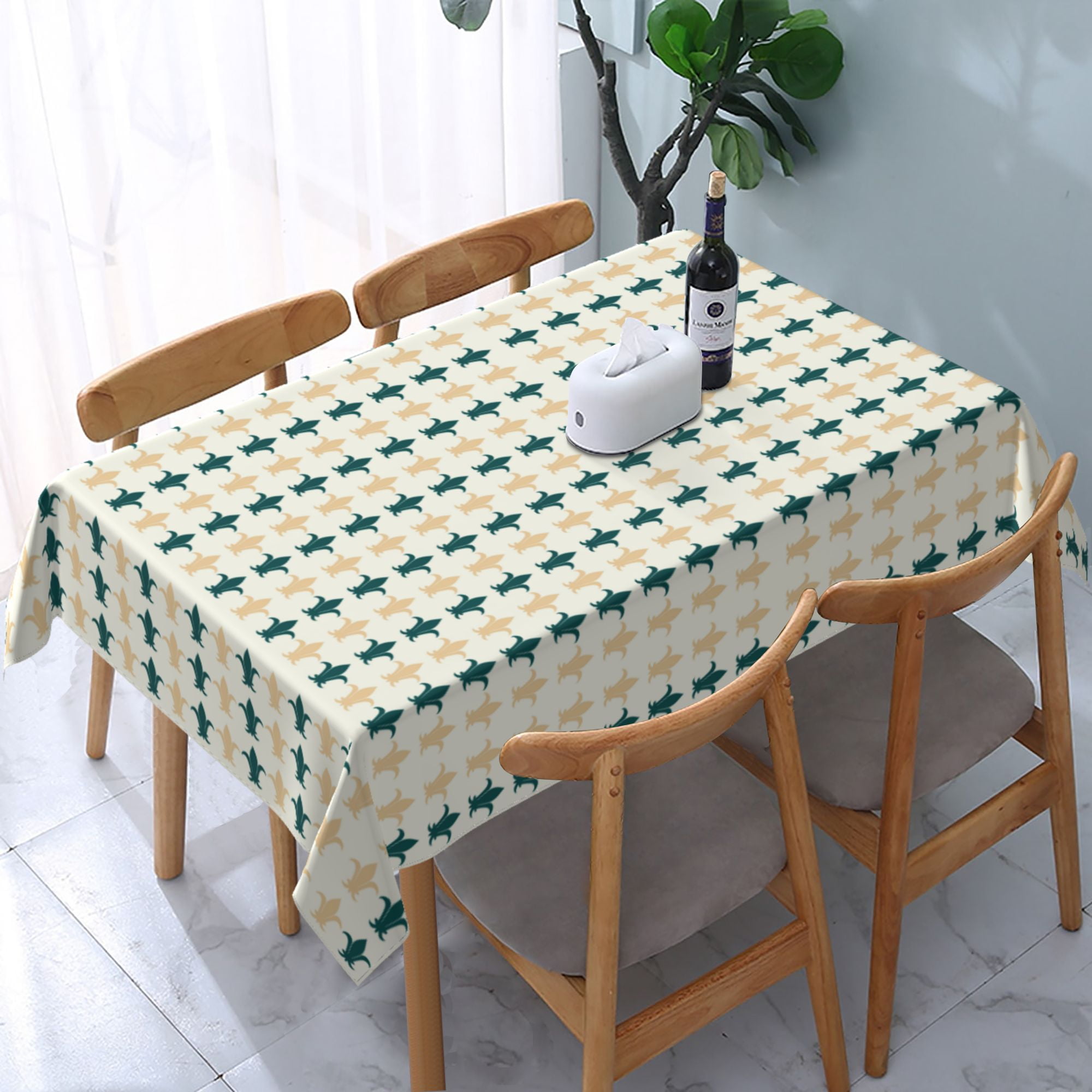 Tablecloth Color Illustration Border Background Table Cloth For ...