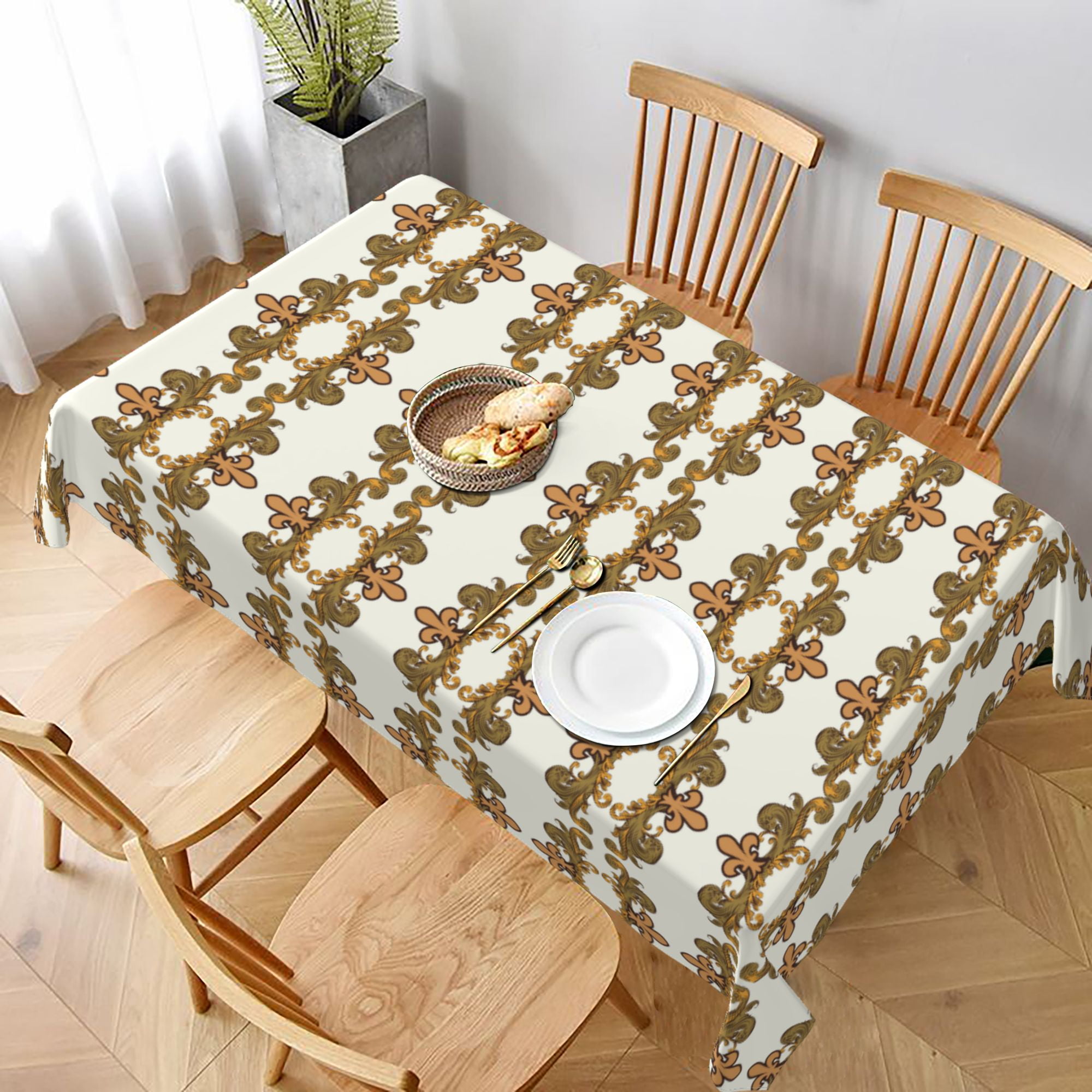 Tablecloth Color Illustration Border Background Table Cloth For ...