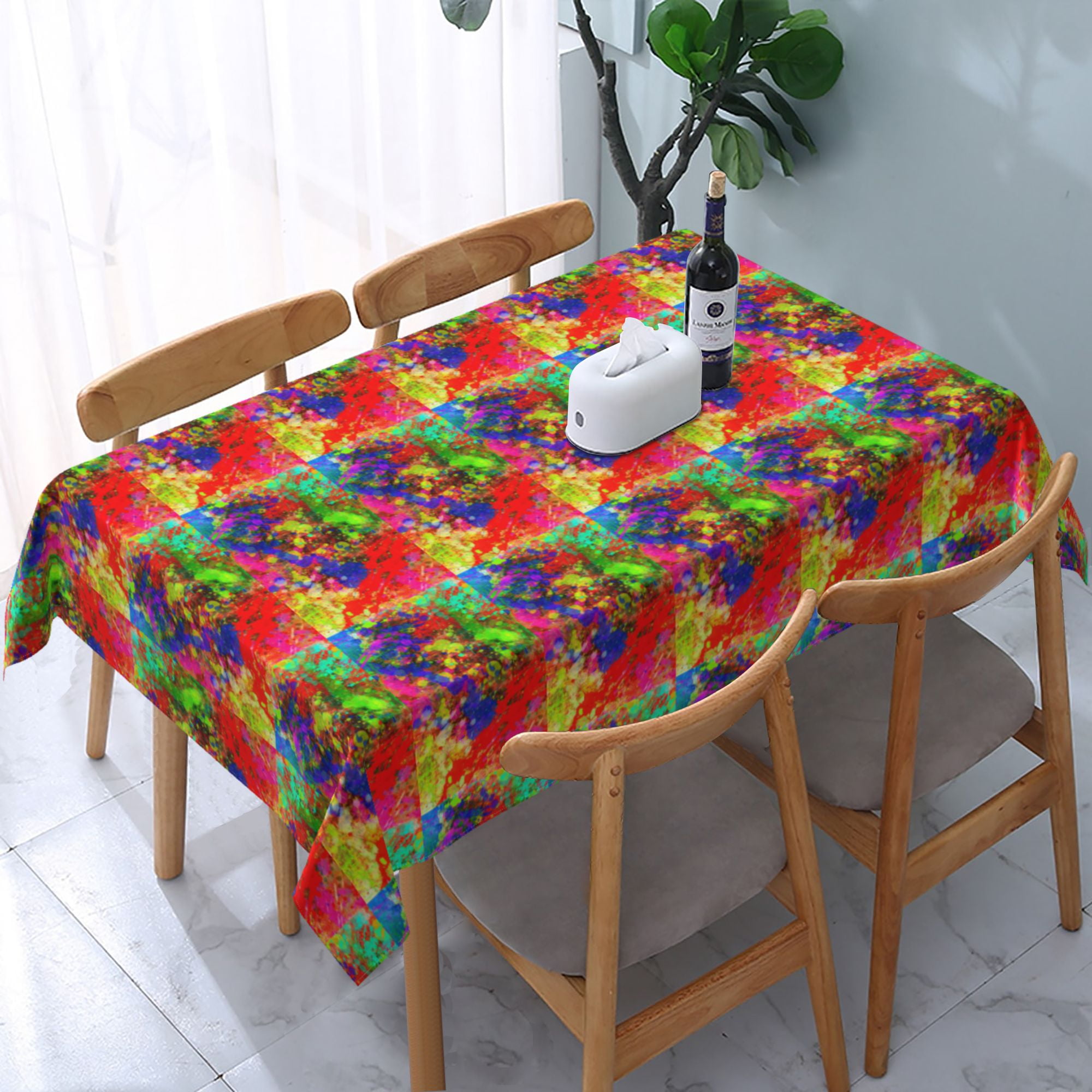 Tablecloth Color Splash Wallpapers Table Cloth For Rectangle Tables ...