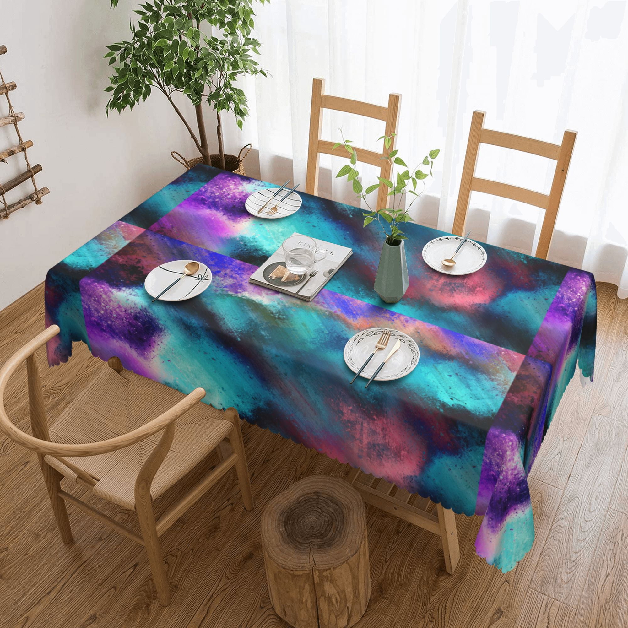 Tablecloth Colorful Abstract Background Table Cloth For Rectangle ...
