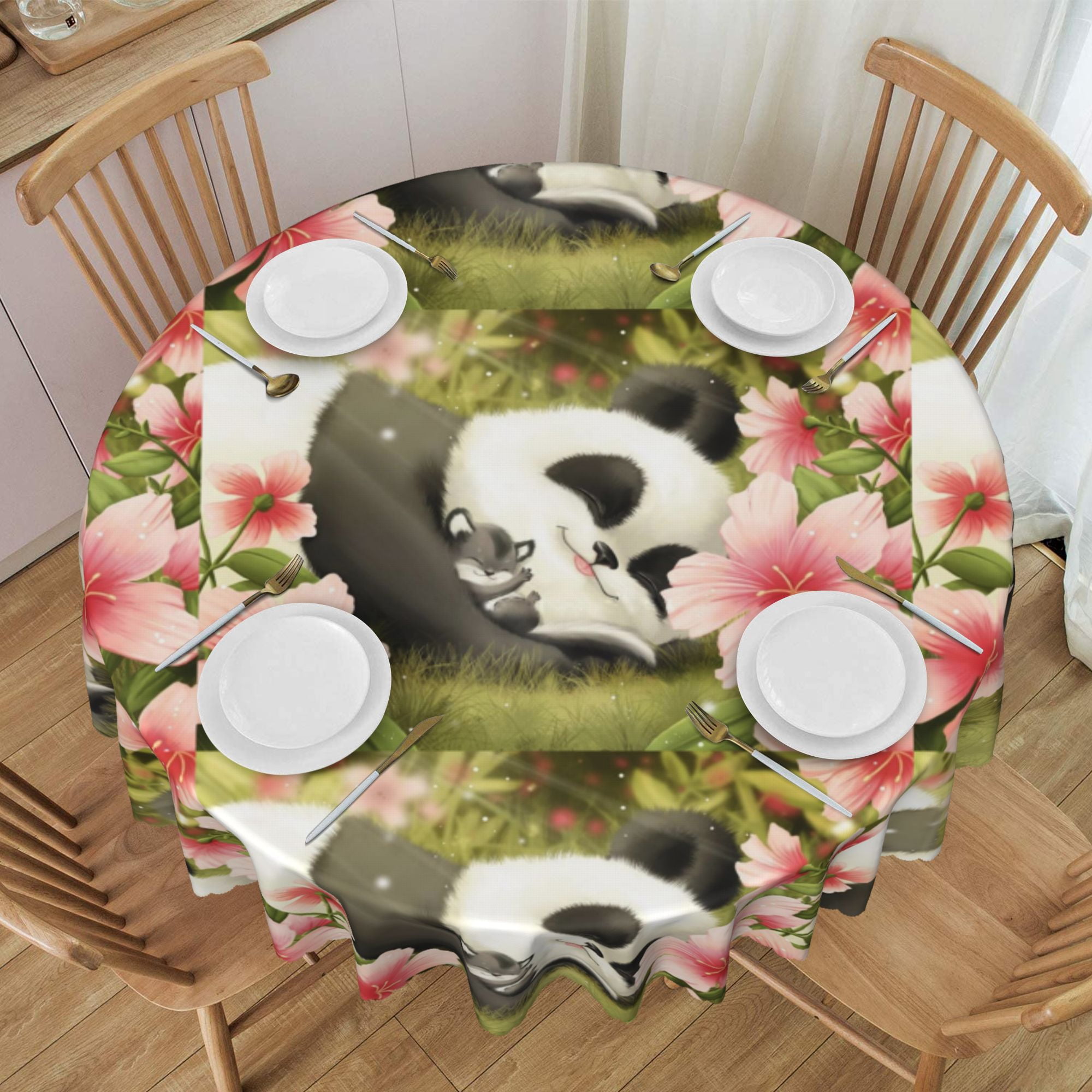 Tablecloth Cute-Panda-Wallpapers Table Cloth For Circular Tables ...