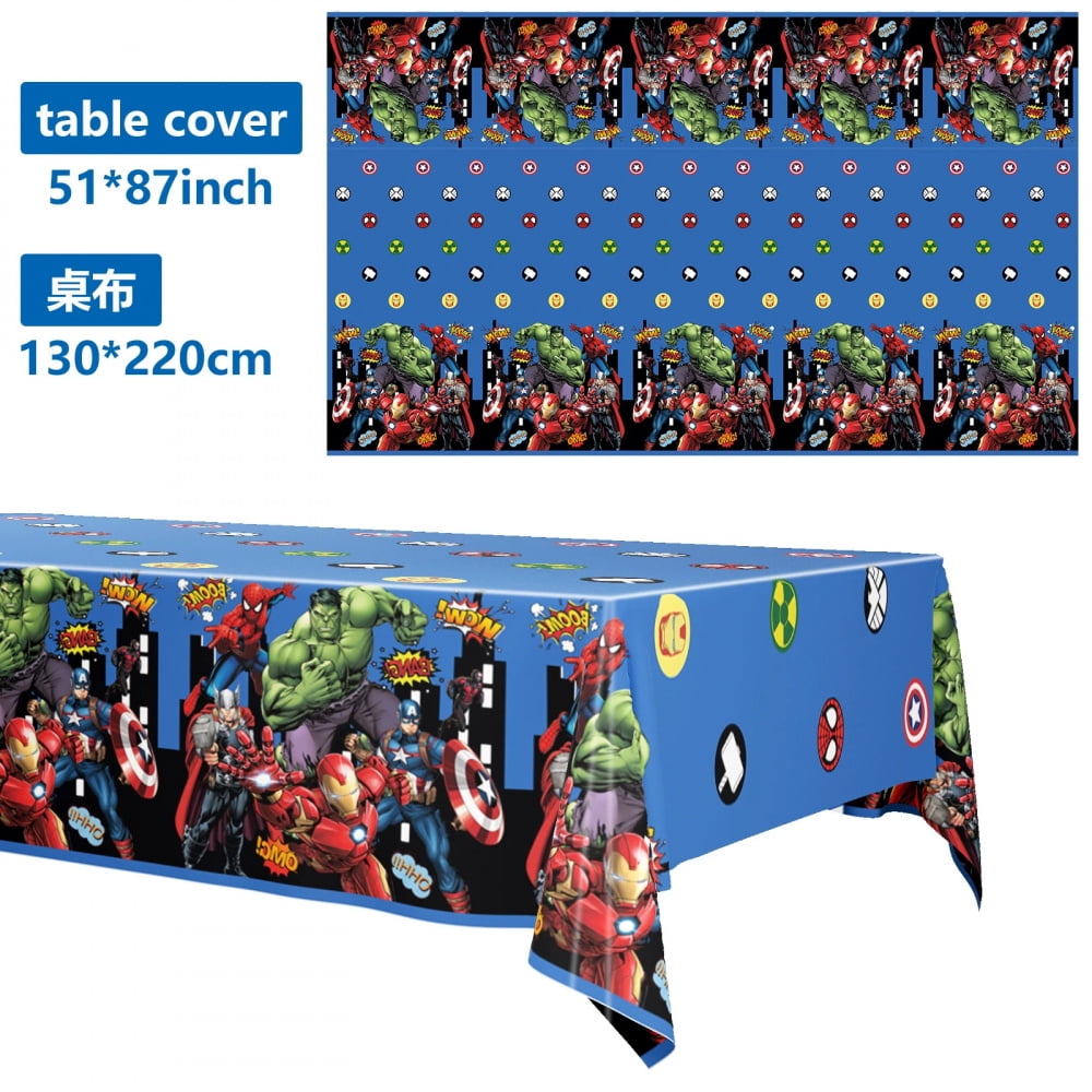 Tablecloth Decorations Spiderman Birthday Party Supplies Spider And His ...