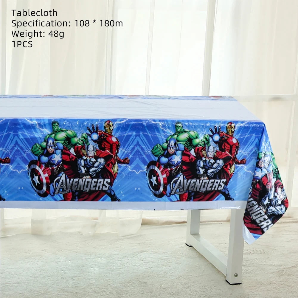 Tablecloth Decorations Spiderman Birthday Party Supplies Spider And His ...