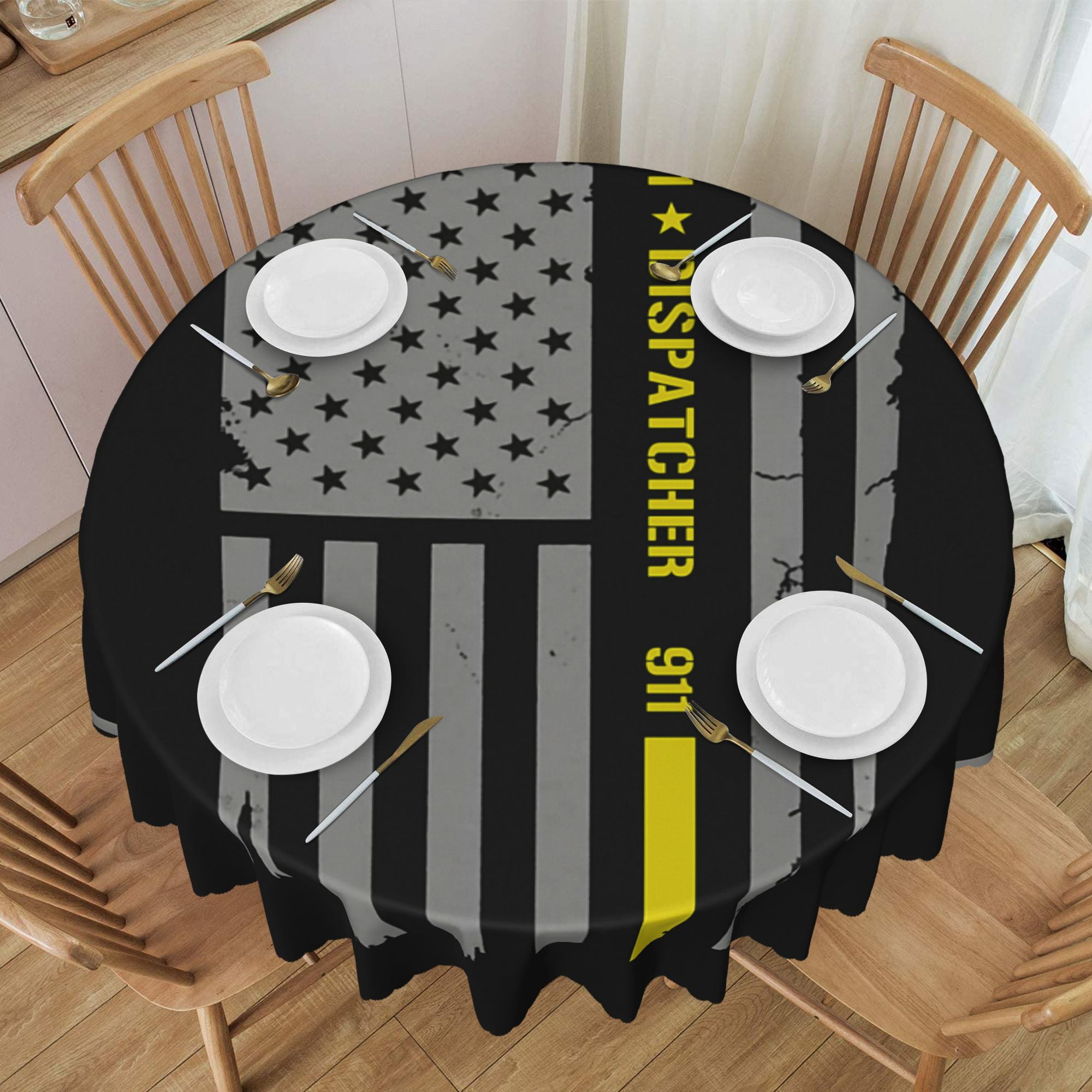Tablecloth Dispatcher Thin Gold Line Table Cloth For Circular Tables ...