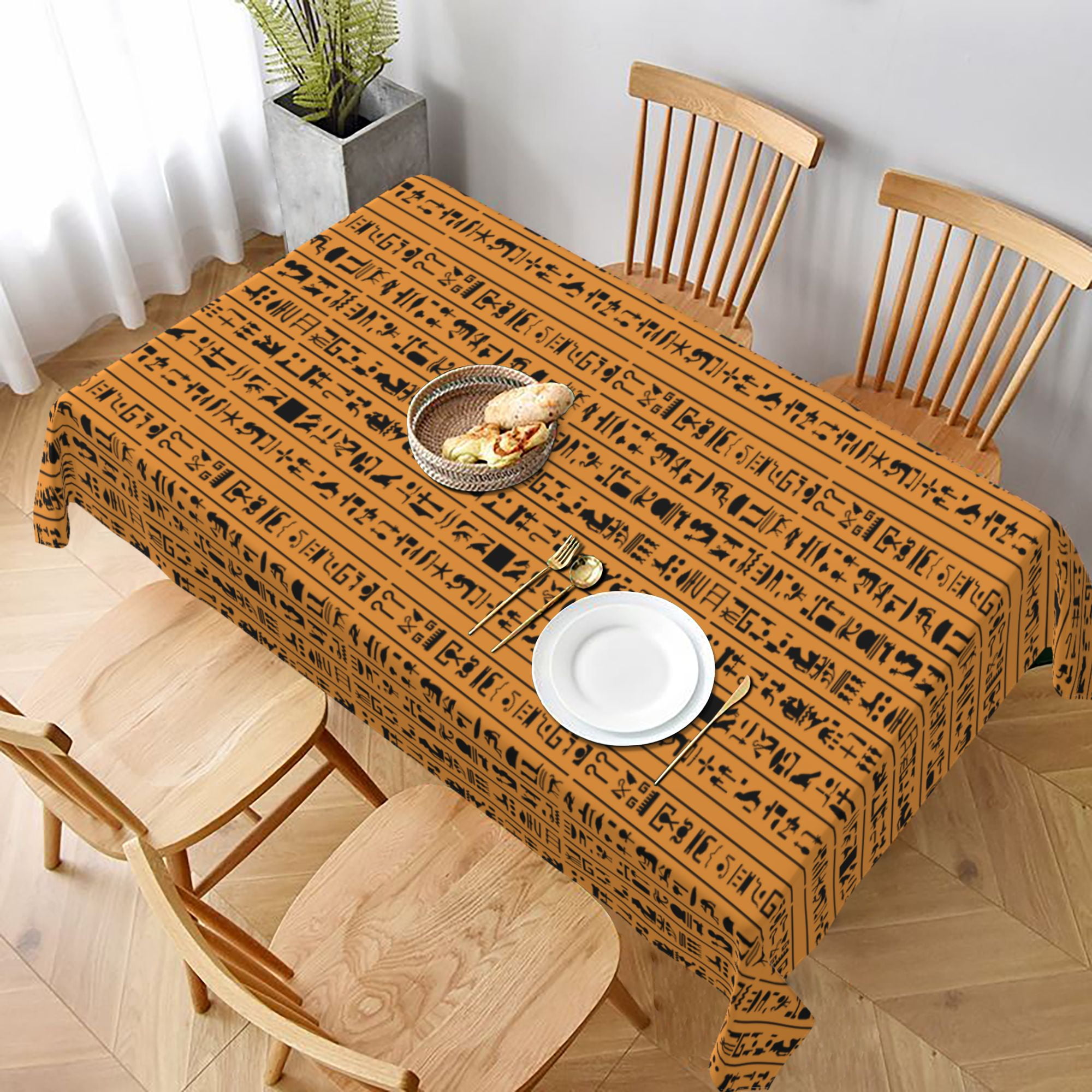 Tablecloth Egyptian Hieroglyphs Or Ancient Egypt Letters Table Cloth ...