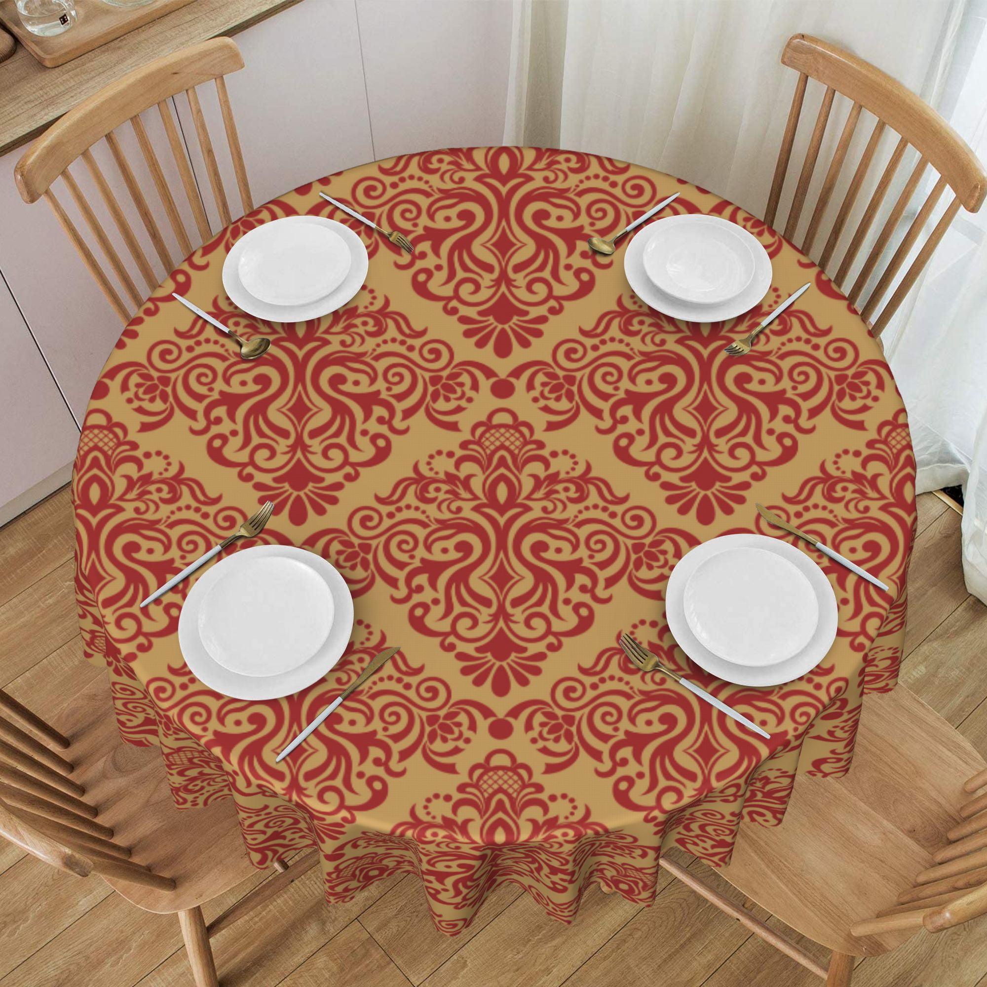 Tablecloth European Classical Flower Background Table Cloth For ...