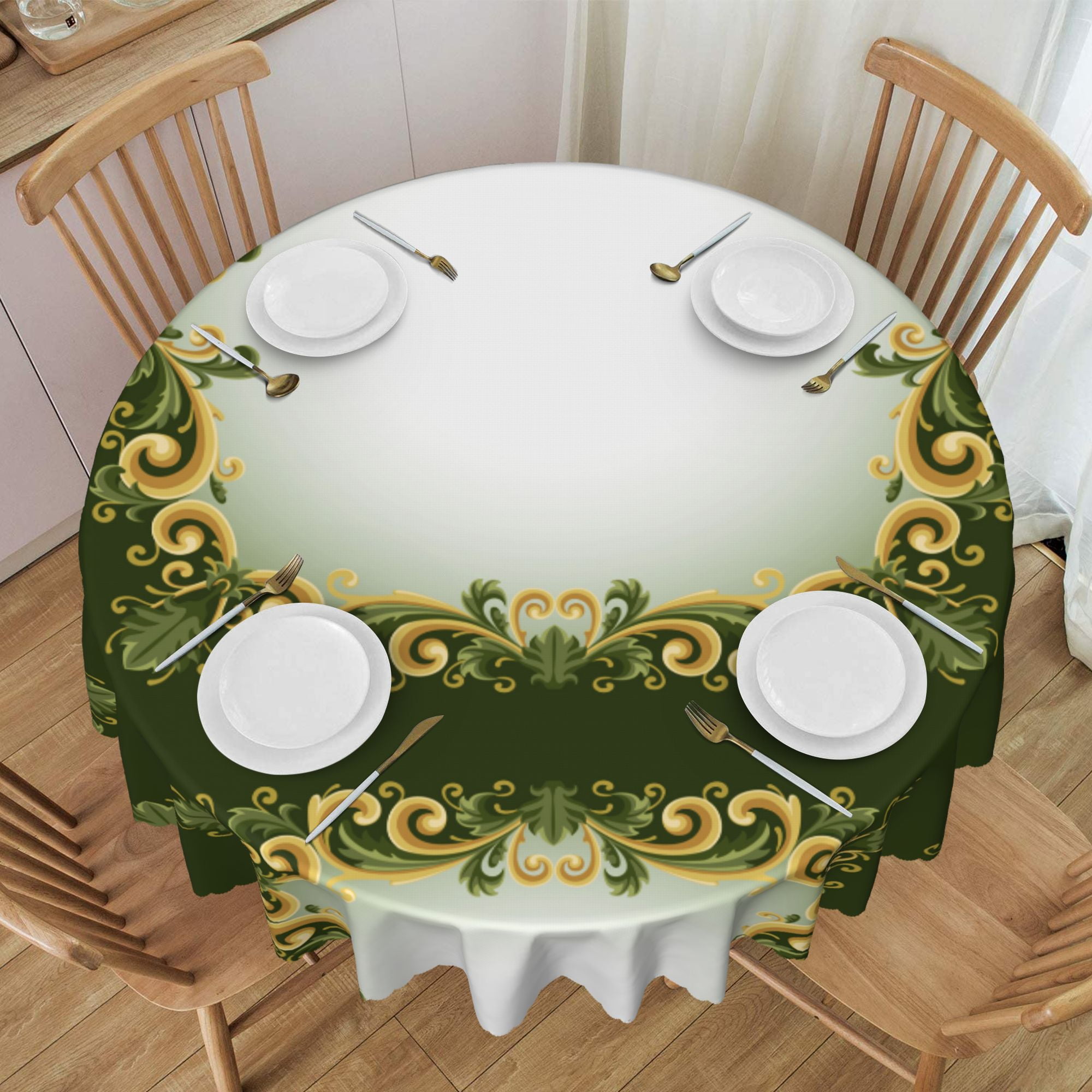 Tablecloth European Classical Flower Background Table Cloth For ...