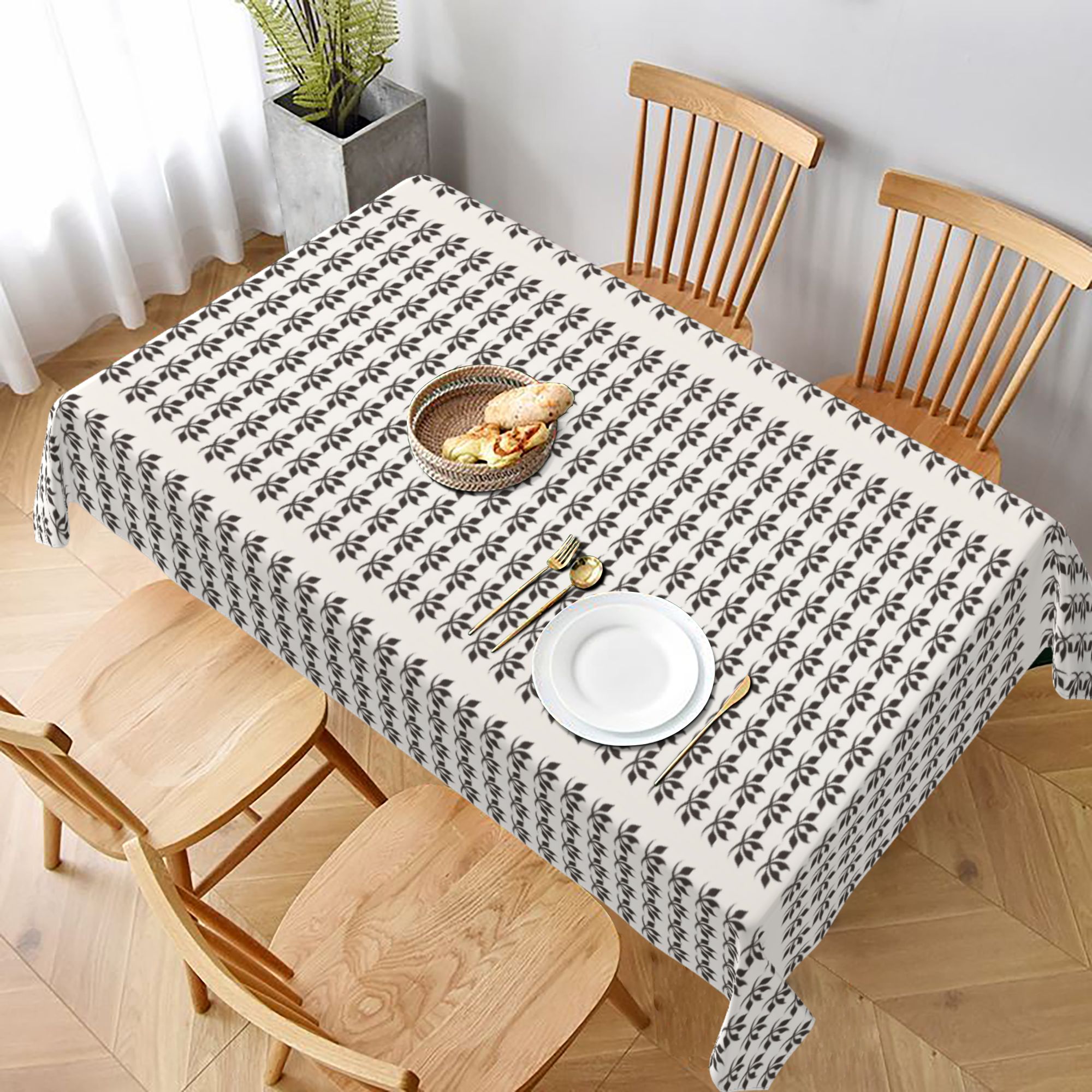 Tablecloth European Floral Border Pattern Table Cloth For Rectangle ...
