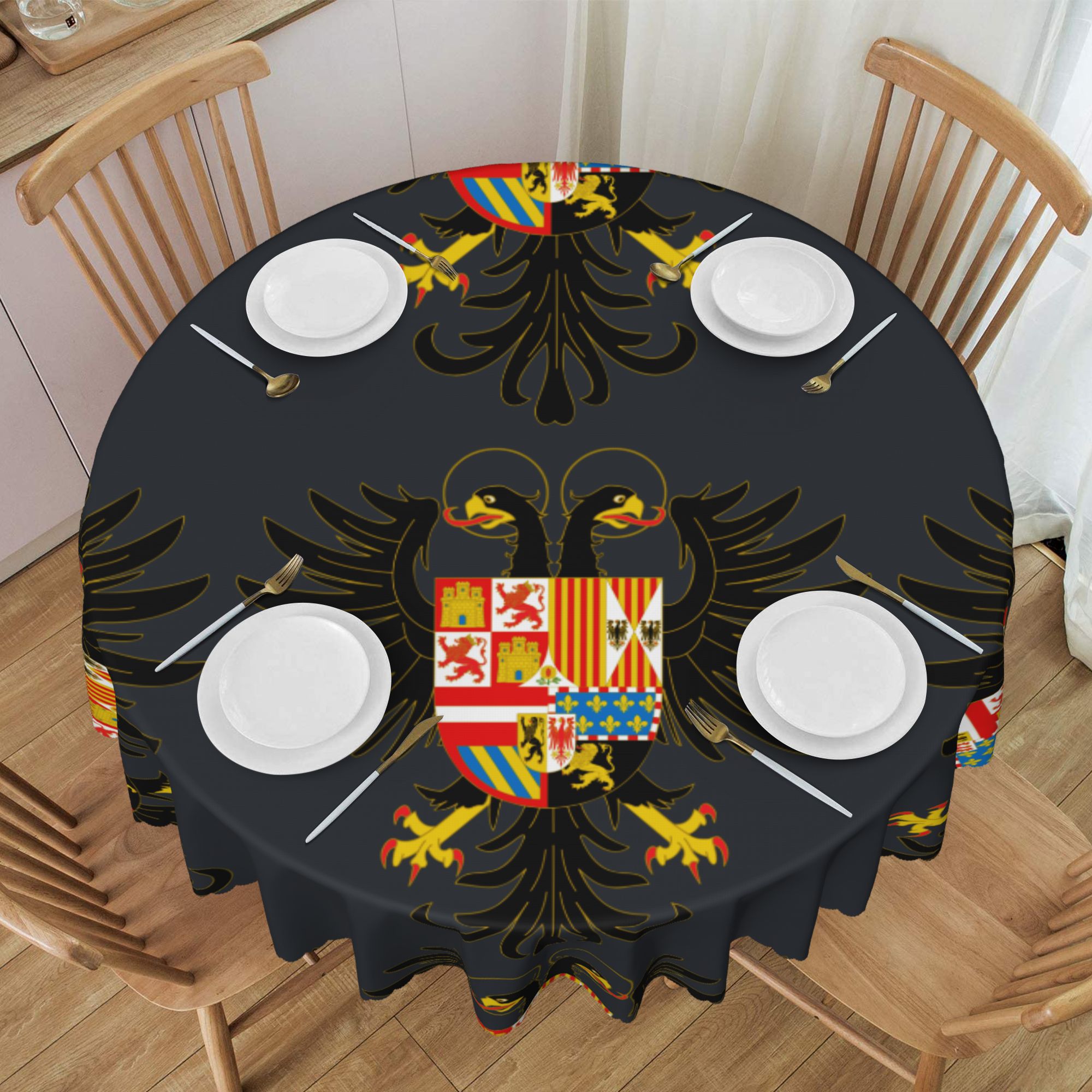 Tablecloth Flag Of The Holy Roman Empire Table Cloth For Circular ...