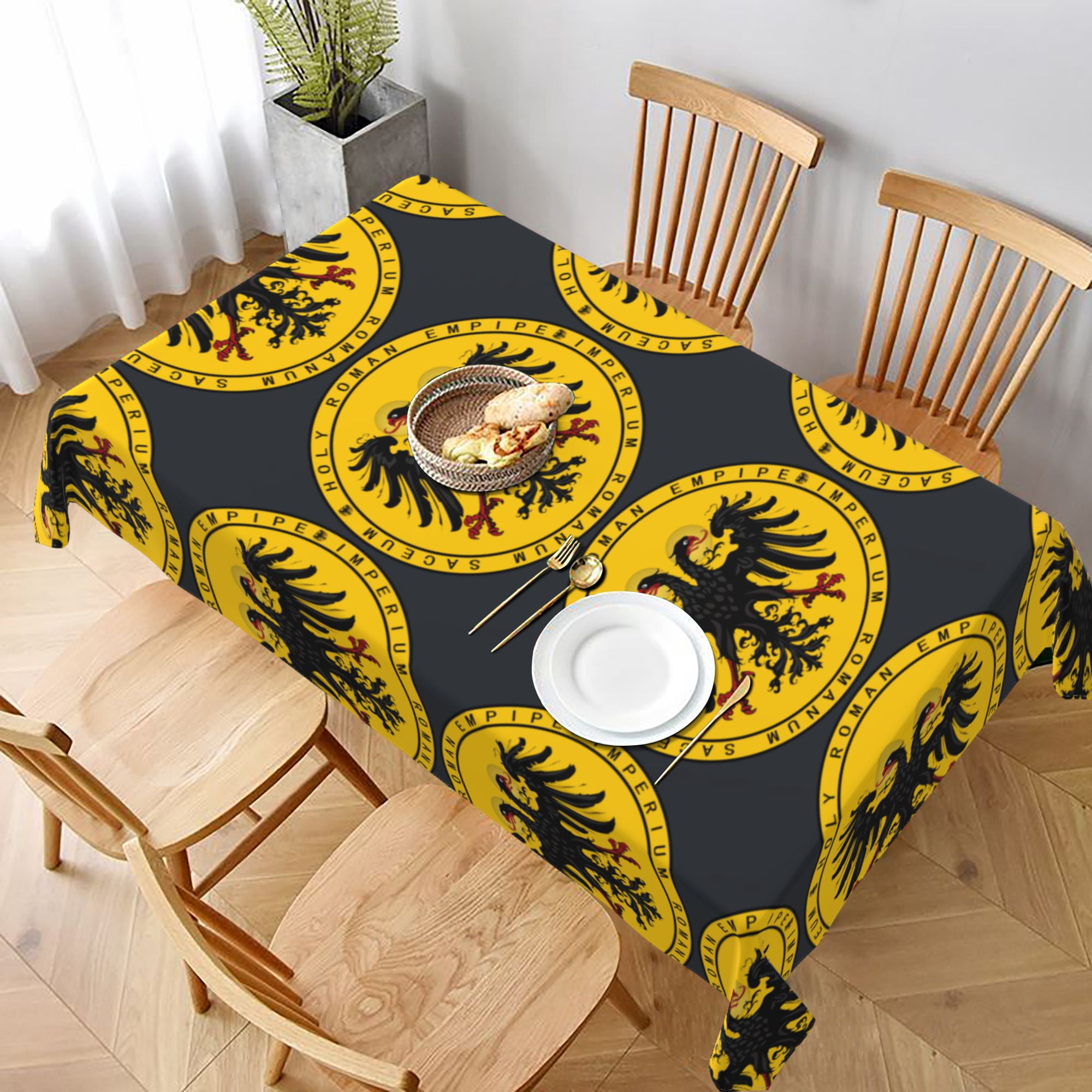 Tablecloth Flags Of The Holy Roman Empire Double-Headed Eagle Table ...