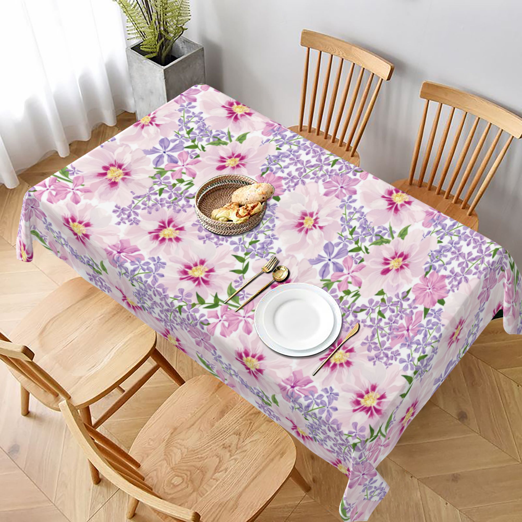 Tablecloth Floral-Background- Table Cloth For Rectangle Tables ...