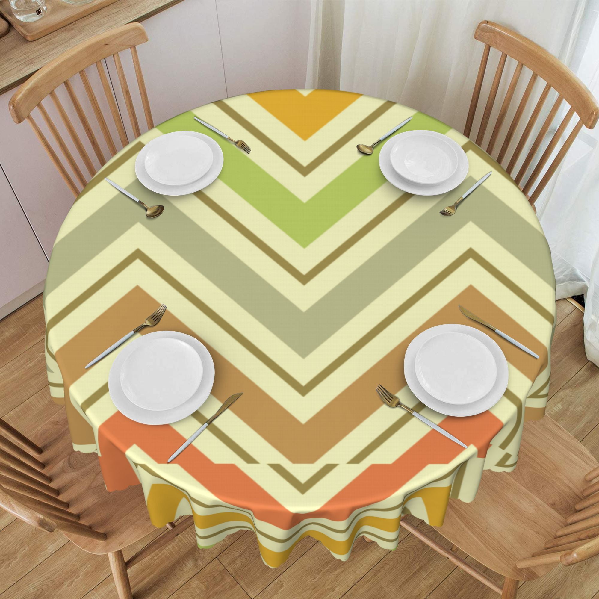 Tablecloth Flower Background Table Cloth For Circular Tables Waterproof ...