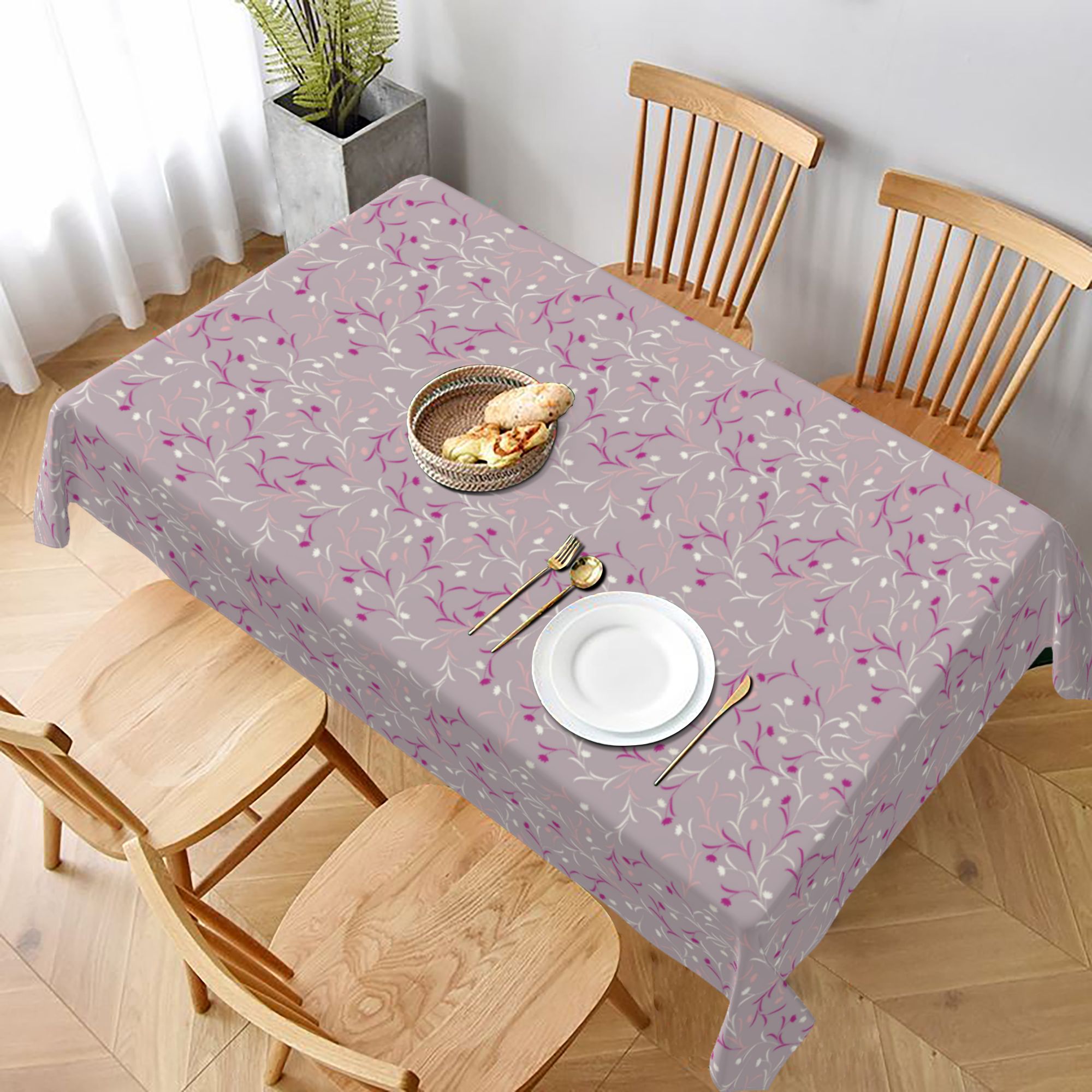 Tablecloth Flower Pattern Table Cloth For Rectangle Tables Waterproof ...