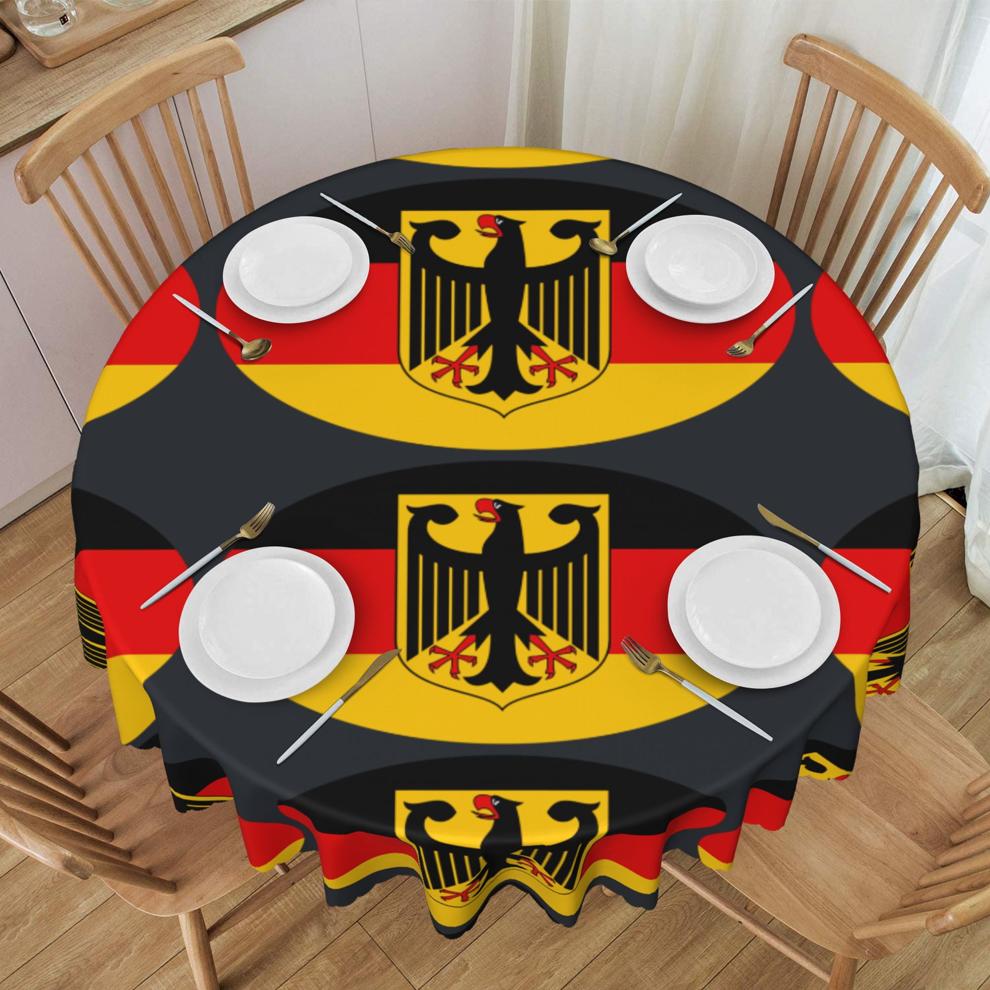 Tablecloth Germany Coat Of Arms German Flag Table Cloth For Circular ...