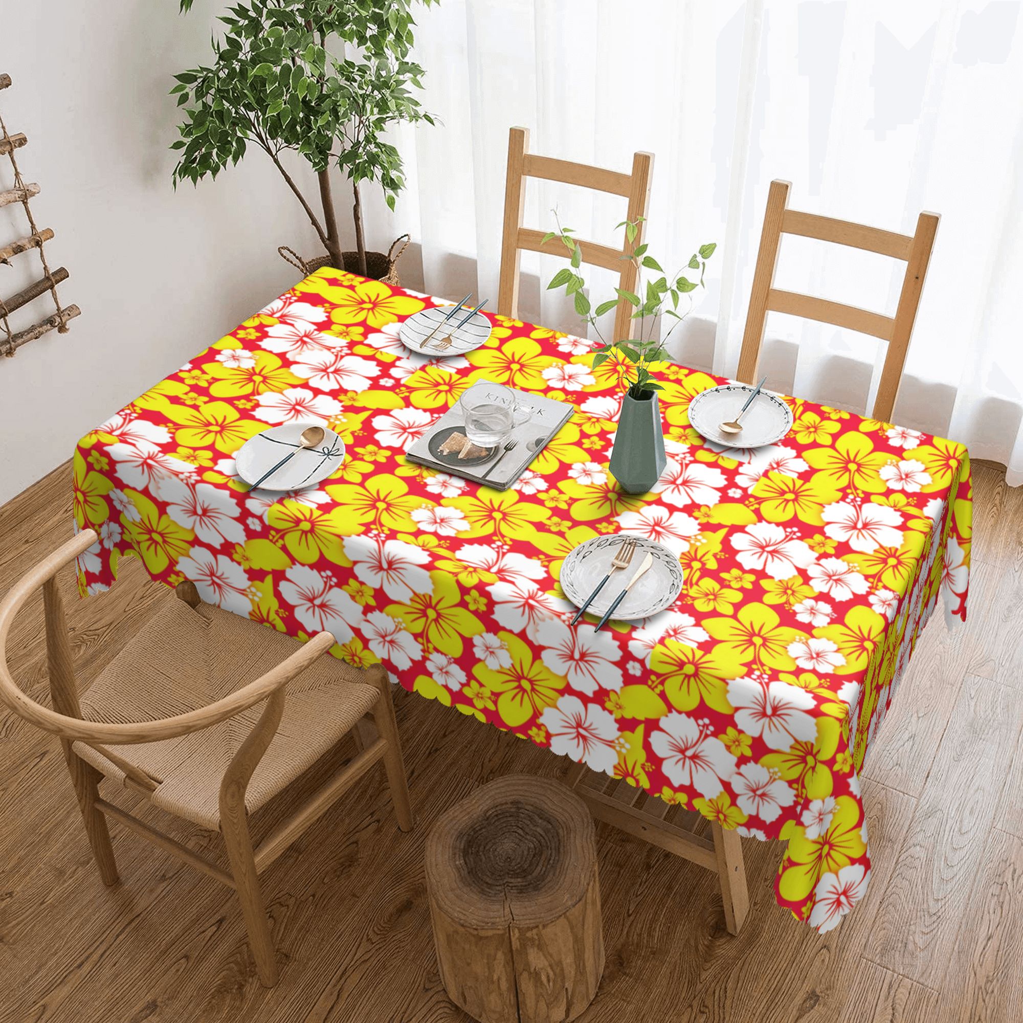 Tablecloth Hawaiian Islands Table Cloth For Rectangle Tables Waterproof ...